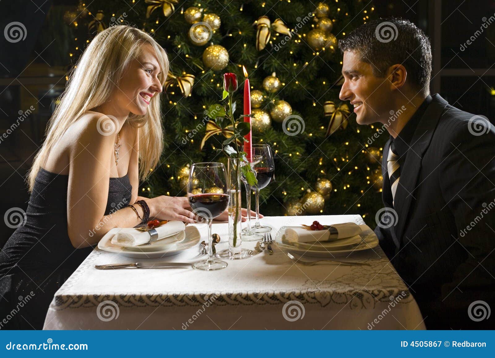 Dinner party stock image. Image of fiancee, meeting, dating - 4505867
