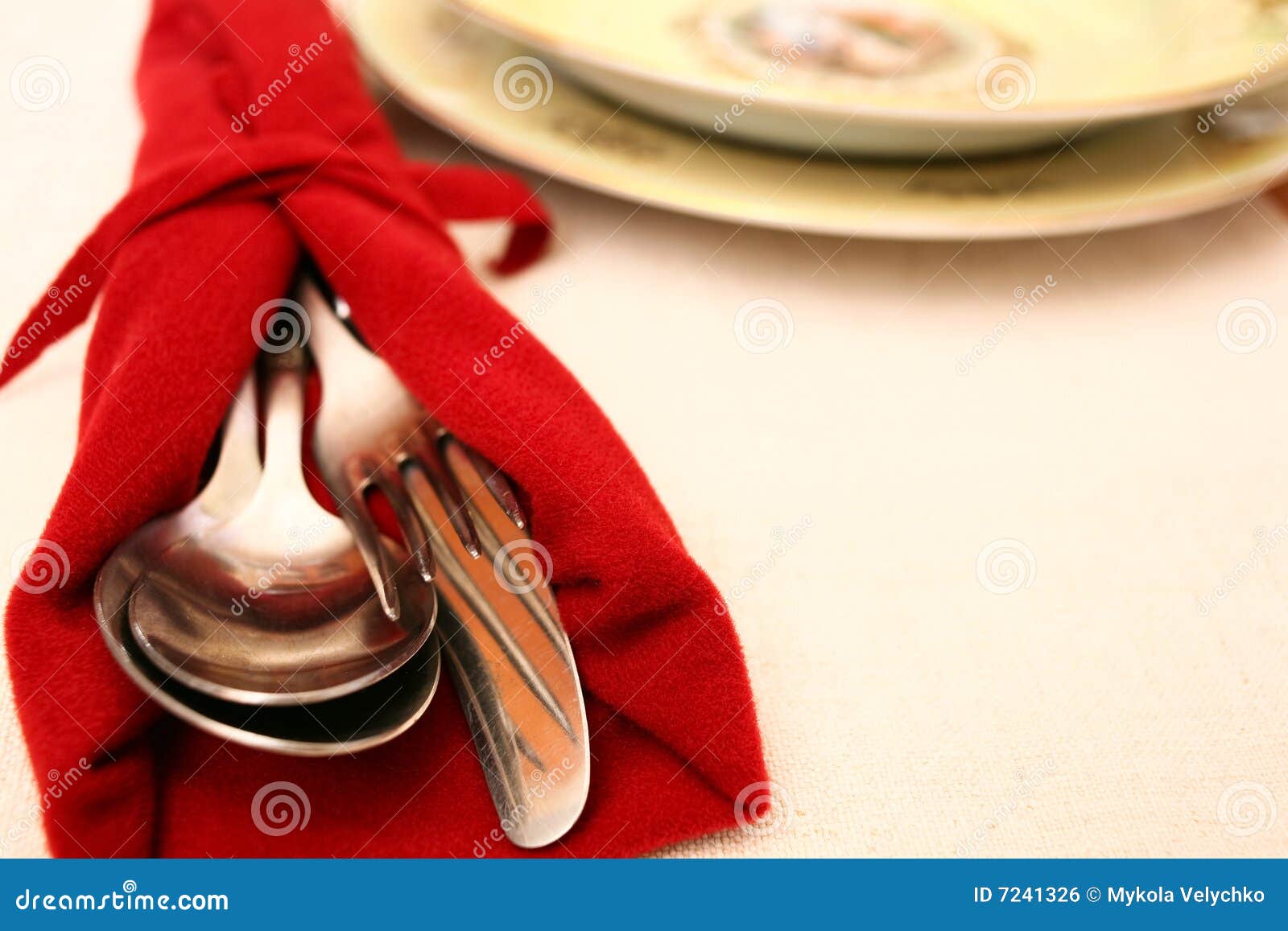 Dinner place stock photo. Image of elegance, fork, table - 7241326