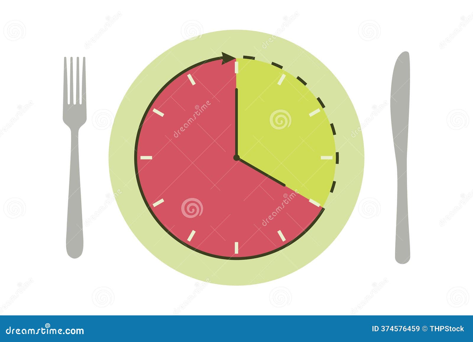 Intermittent Fasting Concept Theme Of Fruits With Alarm Clock ...