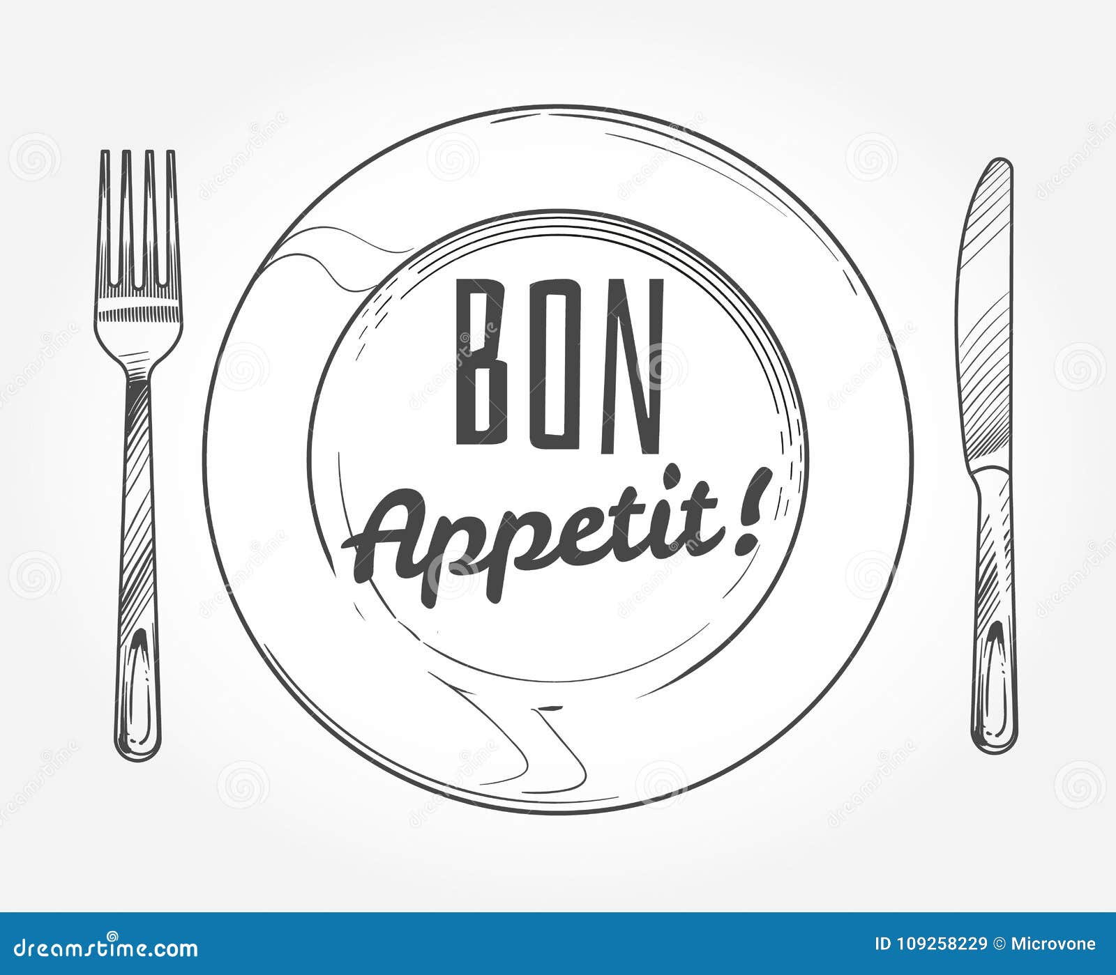 Dinner Plate Drawing