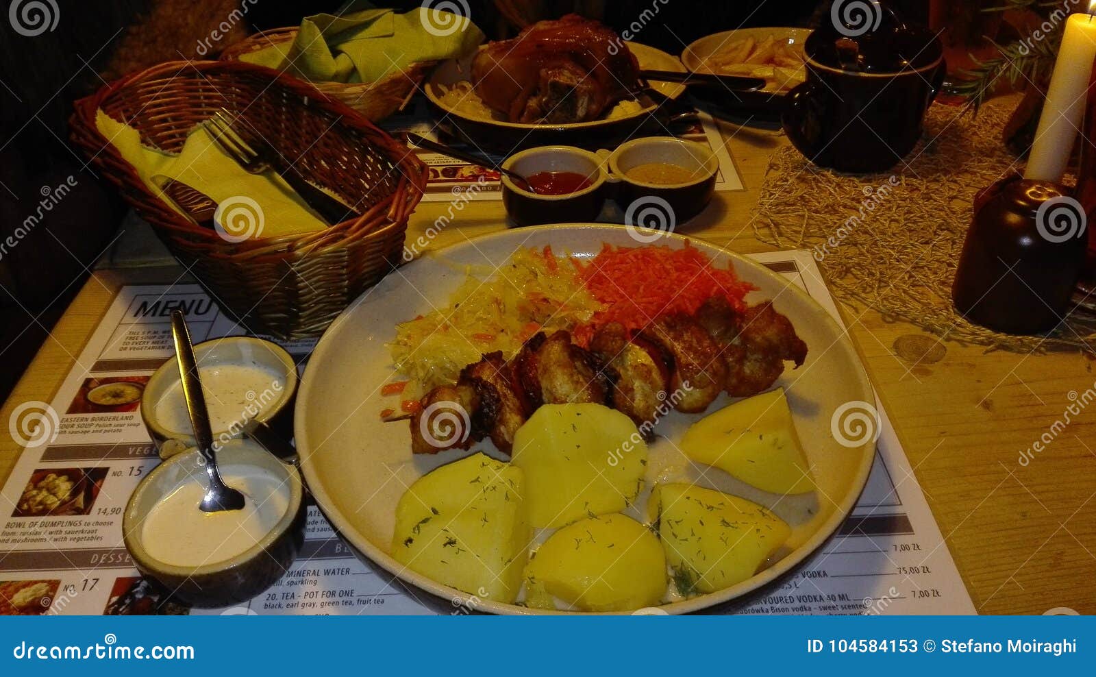 Traditional polish cusine stock image. Image of poland - 104584153