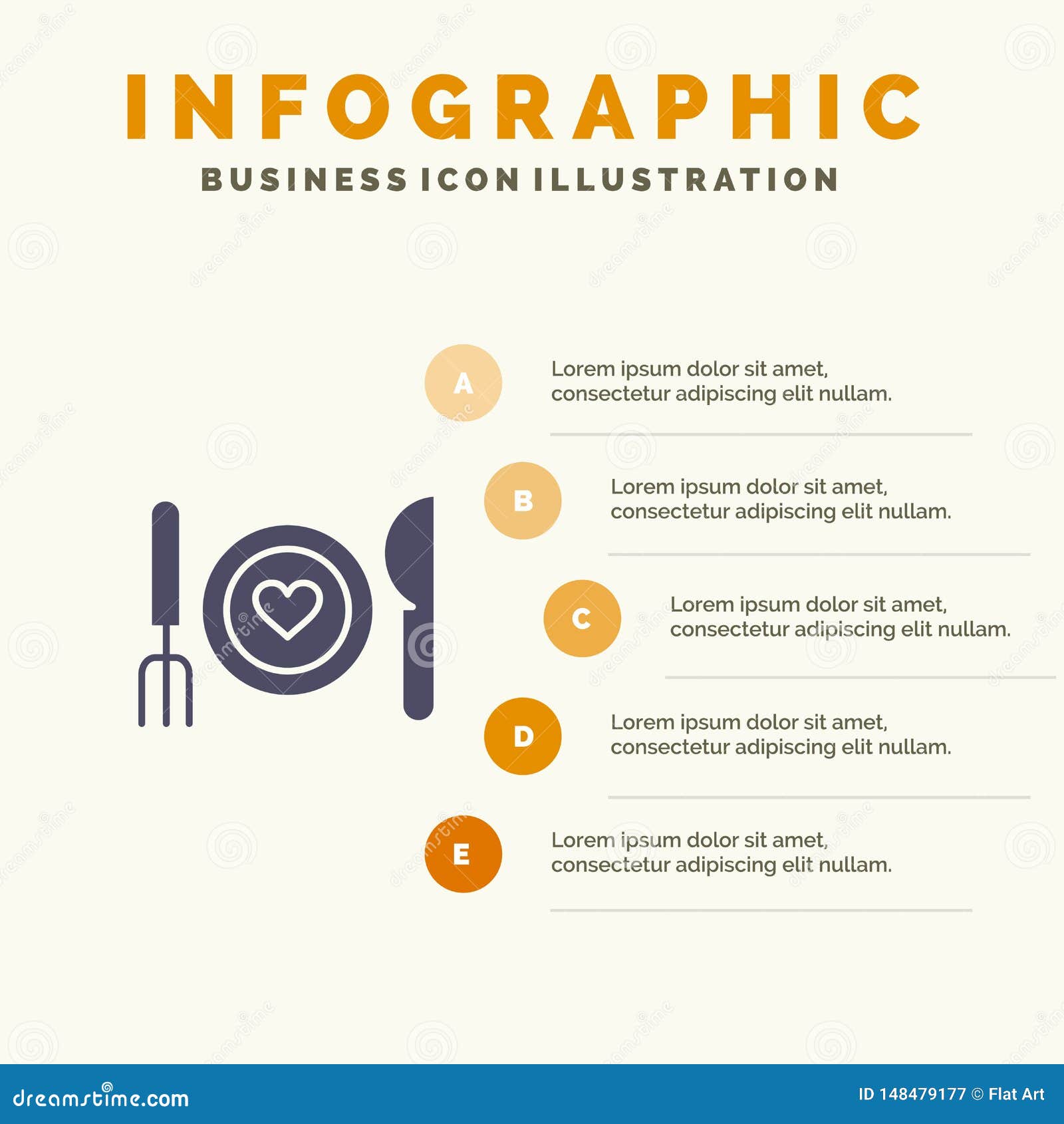 Dinner, Romantic, Food, Date, Couple Solid Icon Infographics 5 Steps ...