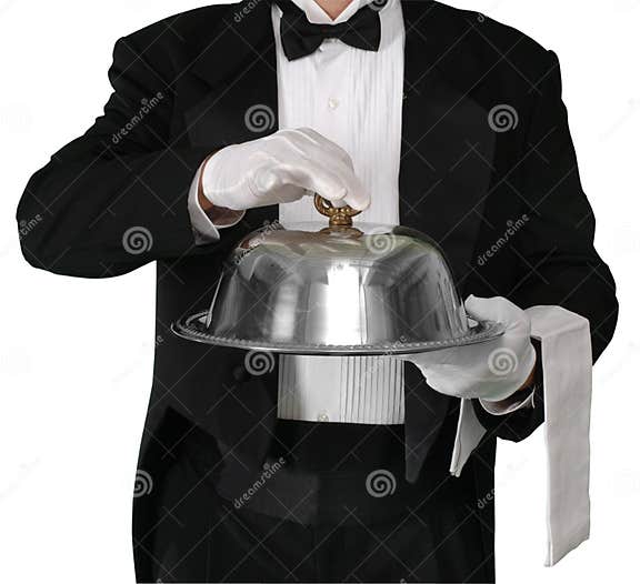 Dinner is Served stock photo. Image of gloves, service - 11185454