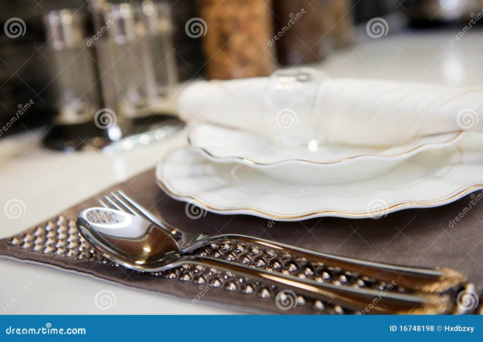 Dinner service stock photo. Image of beautiful, expensive - 16748198