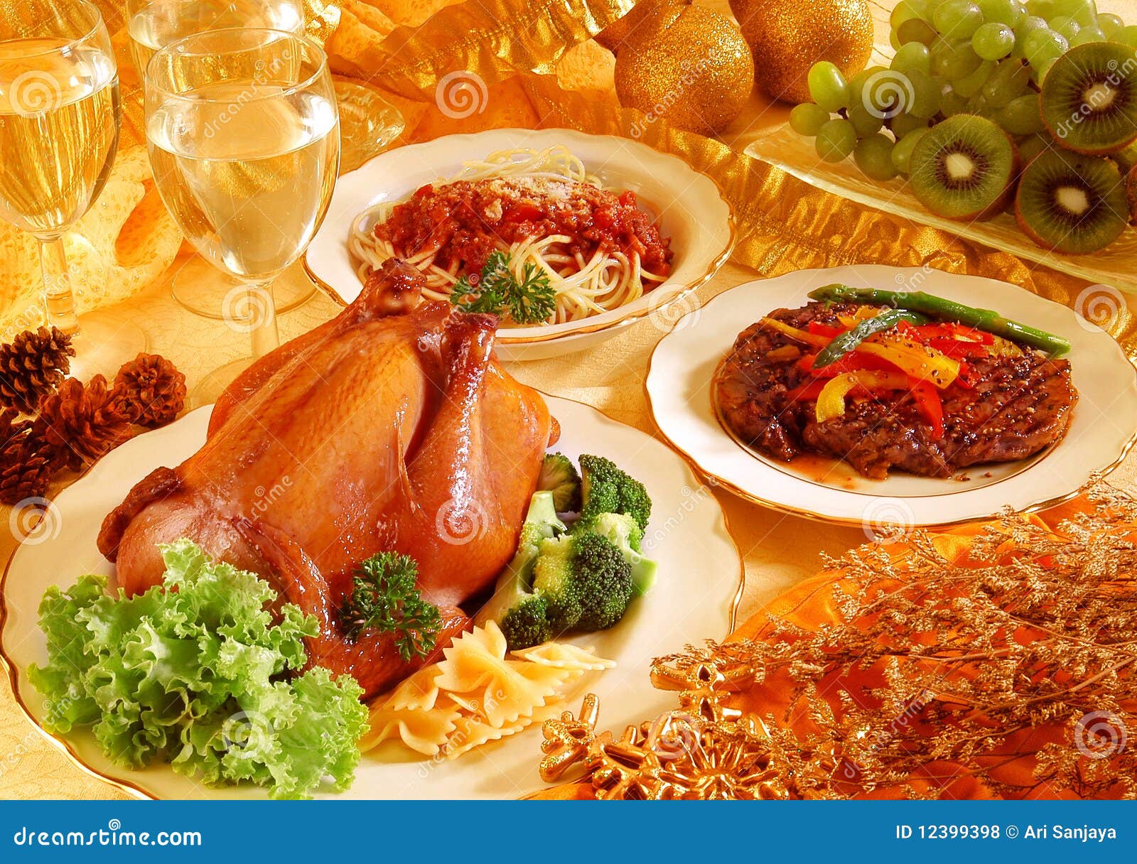 Dinner set stock photo. Image of restaurant, served, dine - 12399398