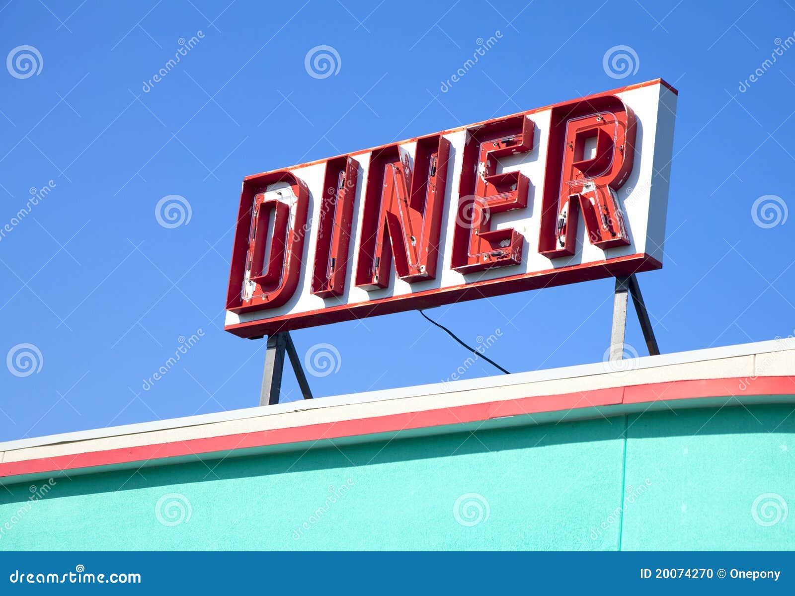 Dinner Sign stock photo. Image of americana, nostalgia - 20074270