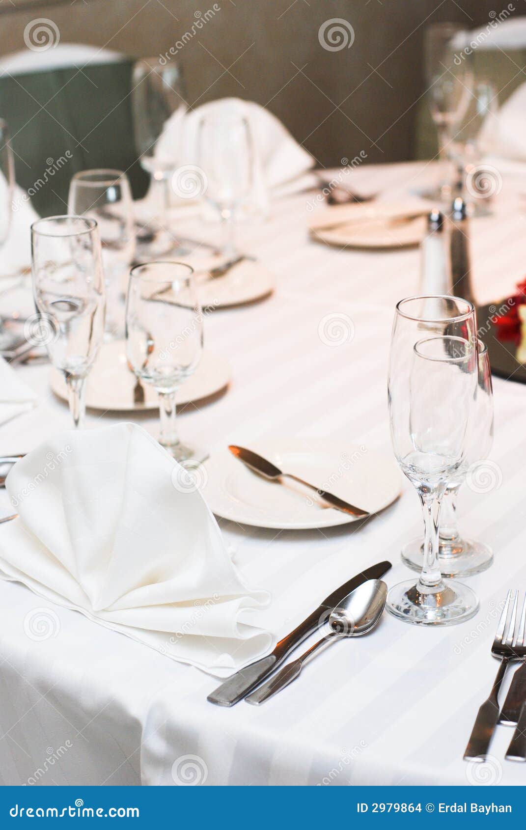Dinner table stock photo. Image of wedding, ceremony, setup - 2979864