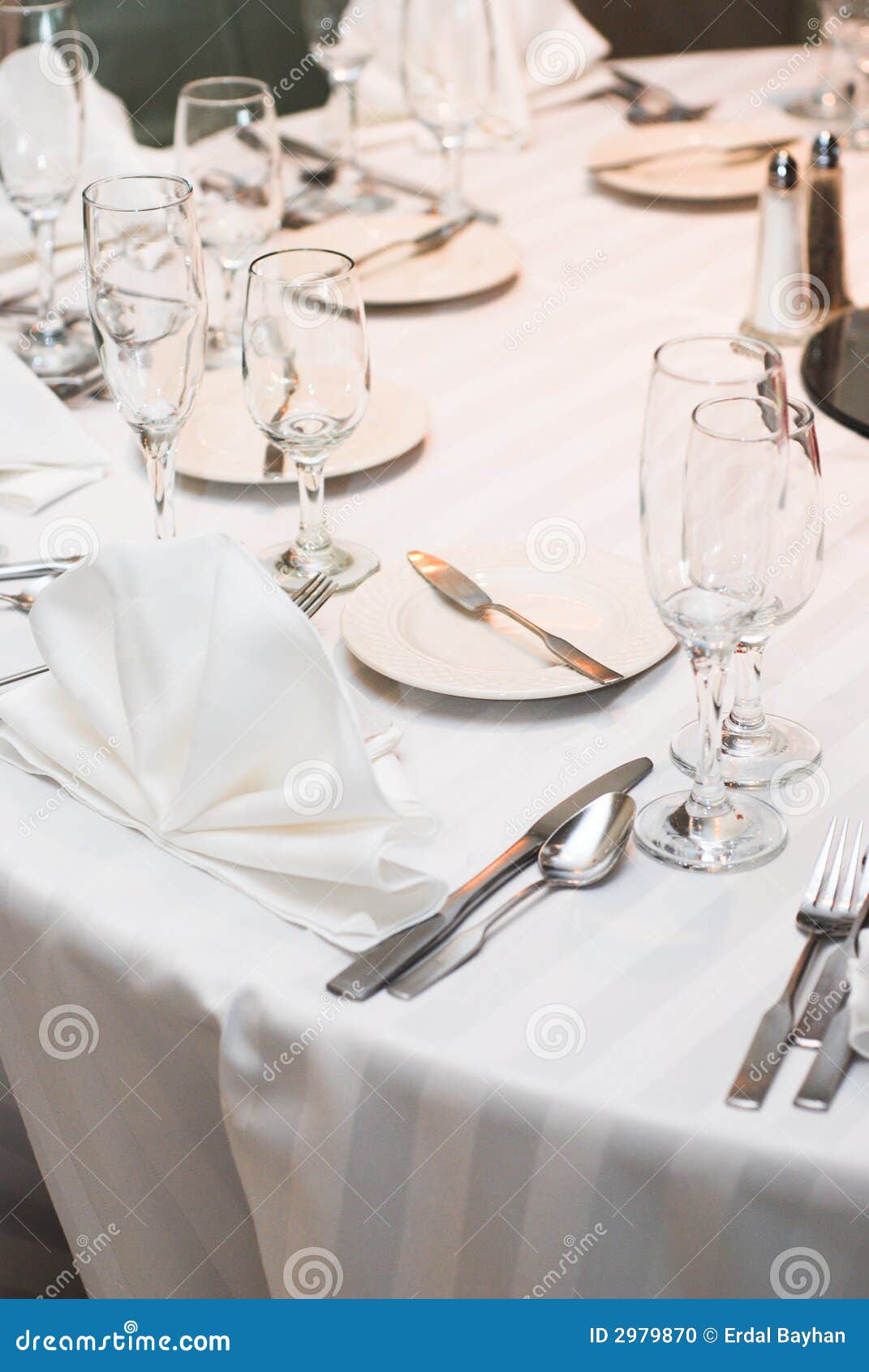 Dinner table stock photo. Image of dinner, setup, evening - 2979870
