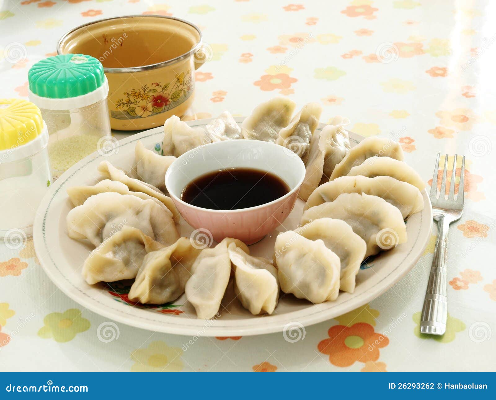 On the Dinner Table Dumplings Stock Photo - Image of food, appetizer ...