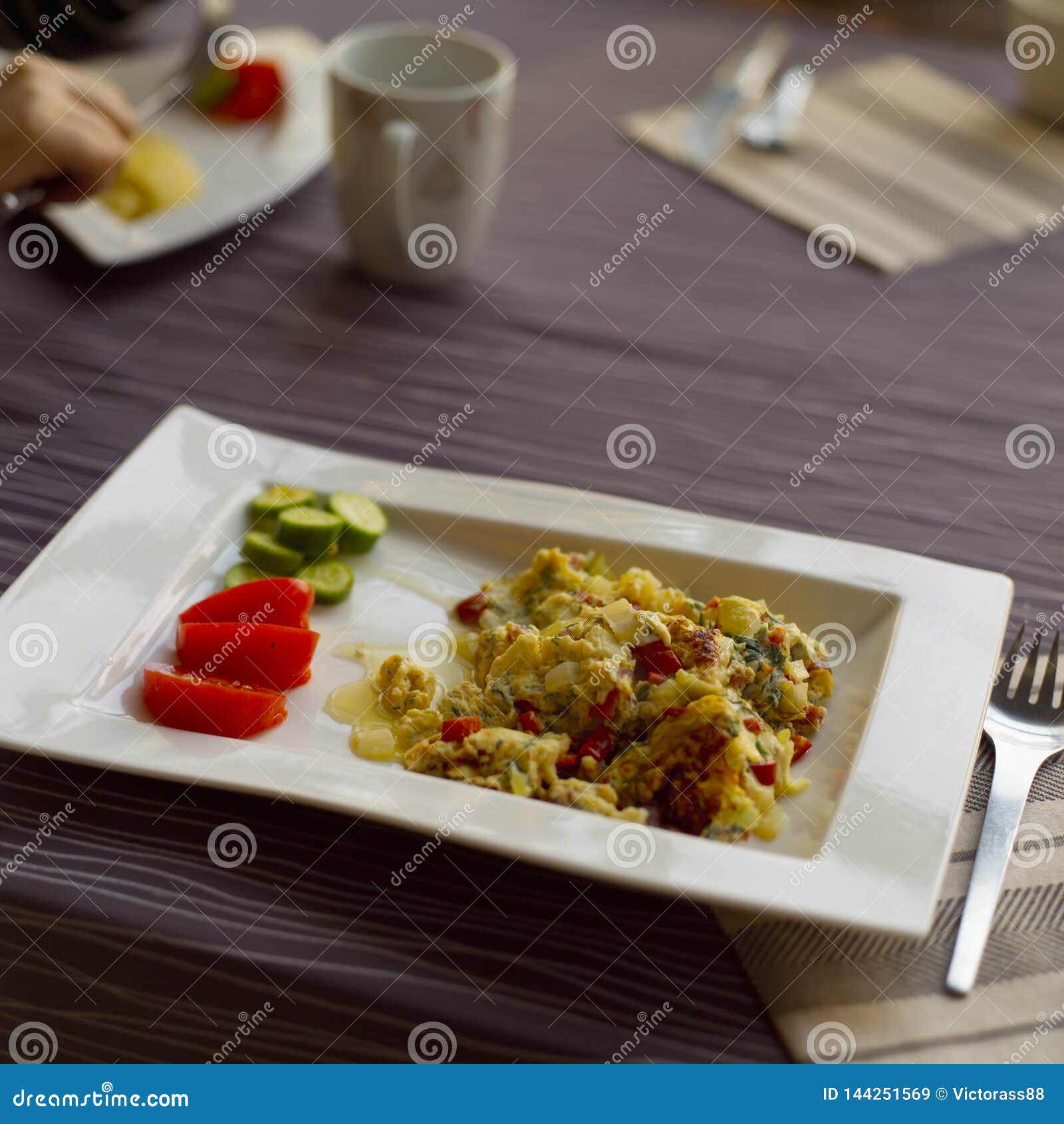 Food in rectangular plate stock image. Image of food - 144251569