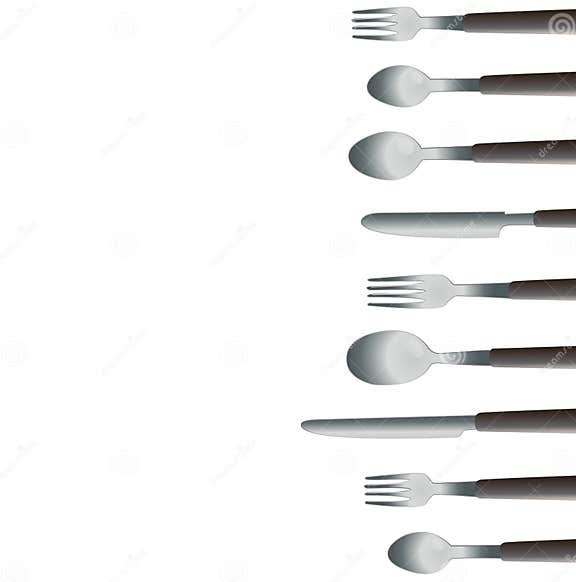 Dinner Tools and Space Art Vector Stock Vector - Illustration of ...