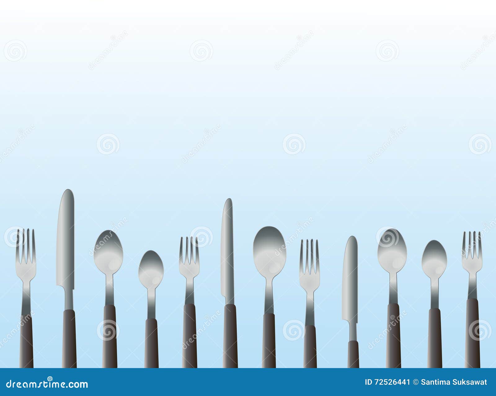 Dinner Tools and Space Art Vector Stock Vector - Illustration of diner ...