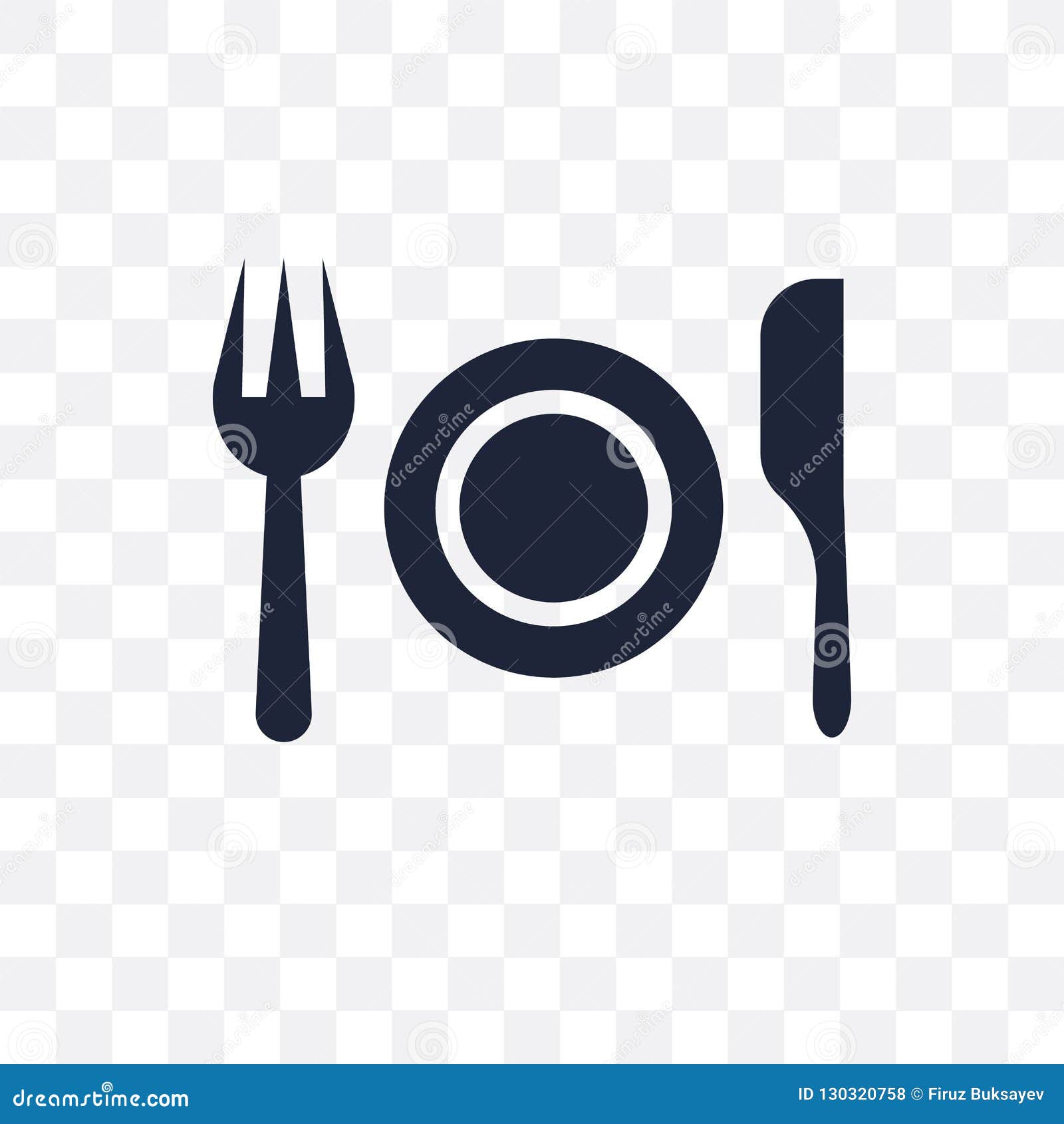 Dinner Transparent Icon. Dinner Symbol Design from Restaurant Co Stock ...