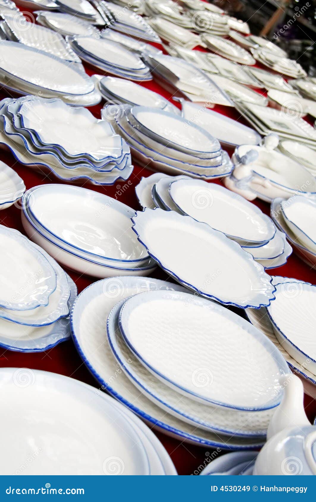 Dinnerware displaying stock image. Image of dishware, calm - 4530249