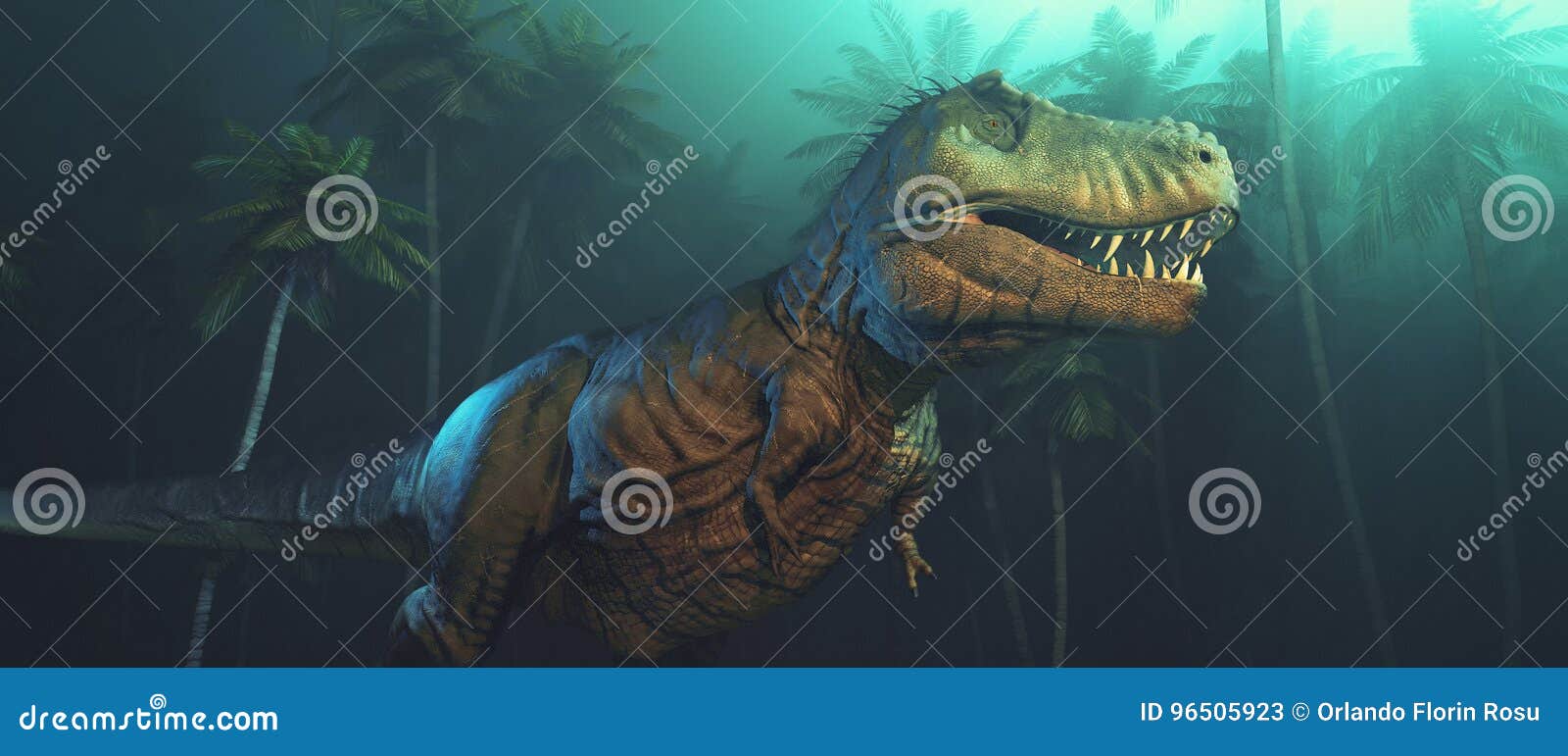 Dino Dinosaurs with Large Fangs Stock Illustration - Illustration of ...