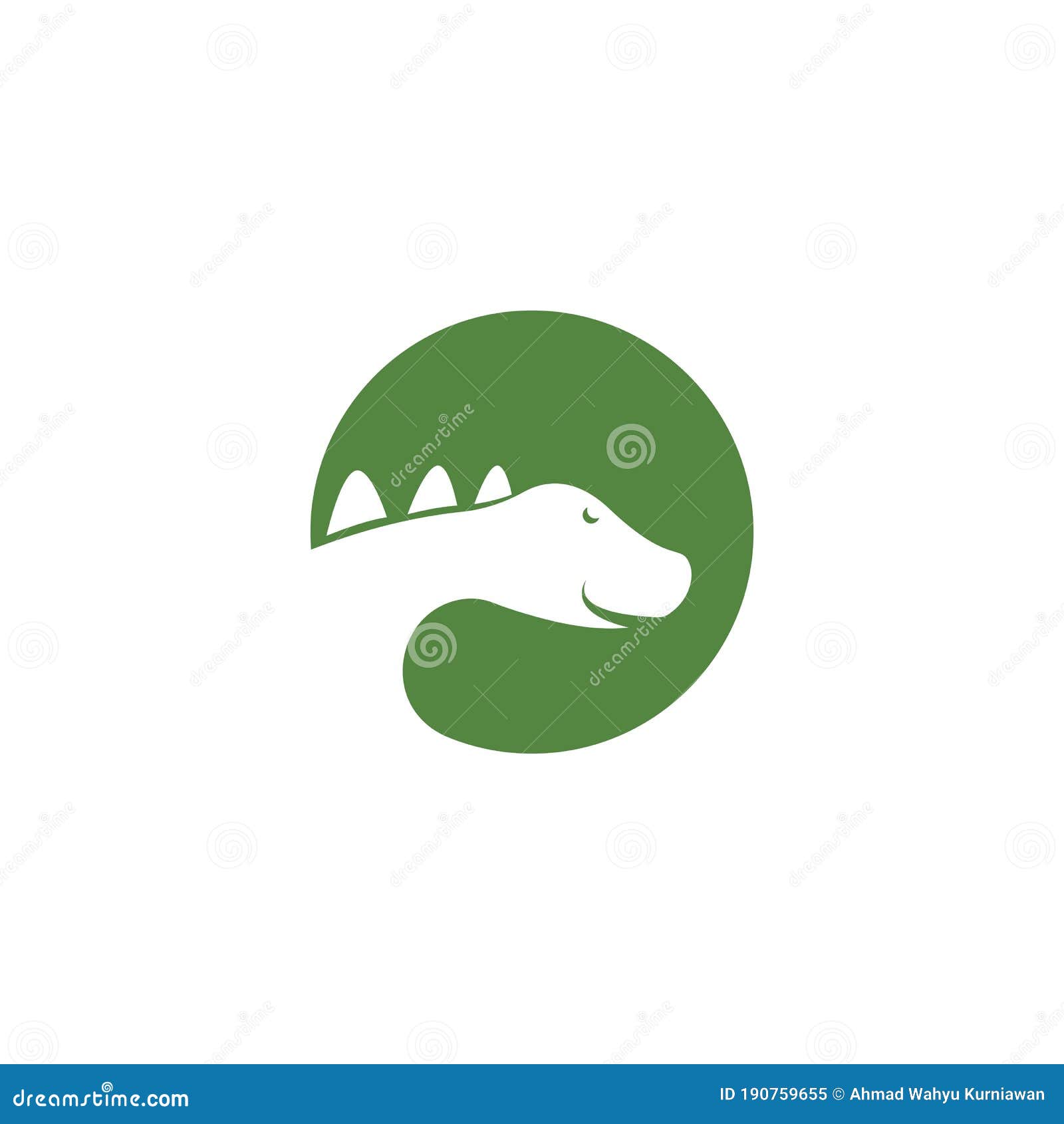 Dino logo vector stock vector. Illustration of baby - 190759655