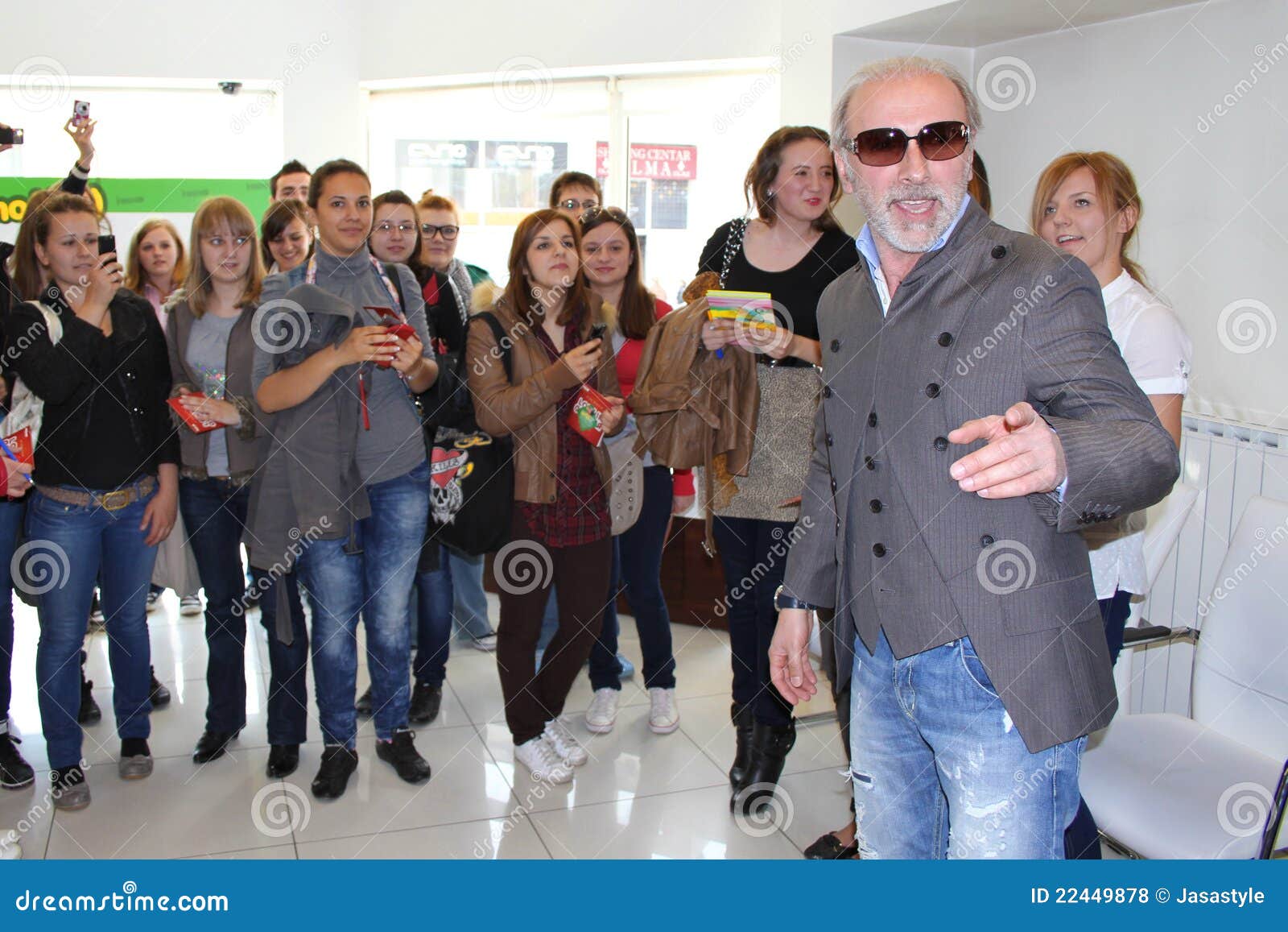 Dino Merlin editorial stock photo. Image of music, concert - 22449878