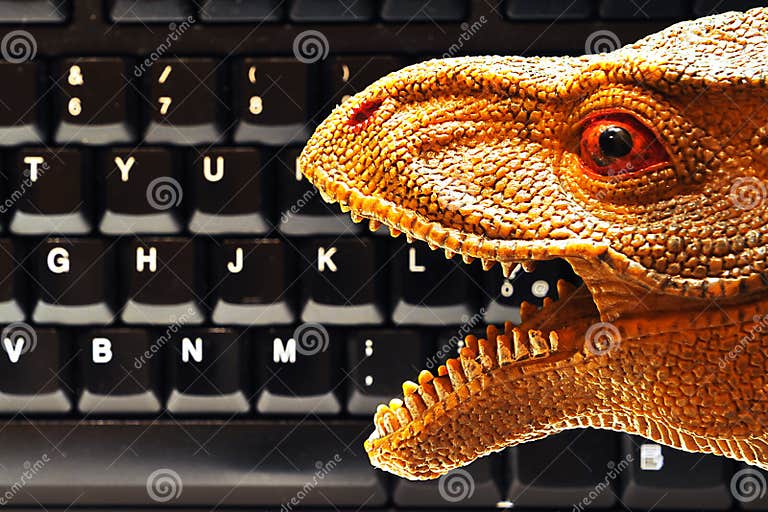 DinoKeyboard stock photo. Image of brother, interrupted - 18143734