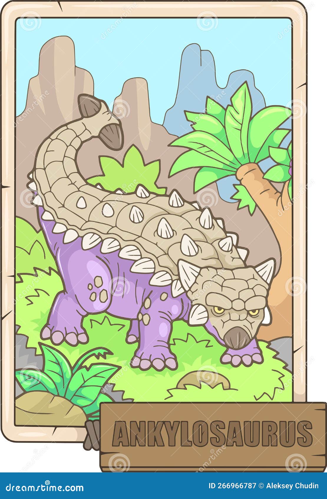 Dinosaur Ankylosaurus, Talarurus, Velociraptor, Euoplocephalus ...