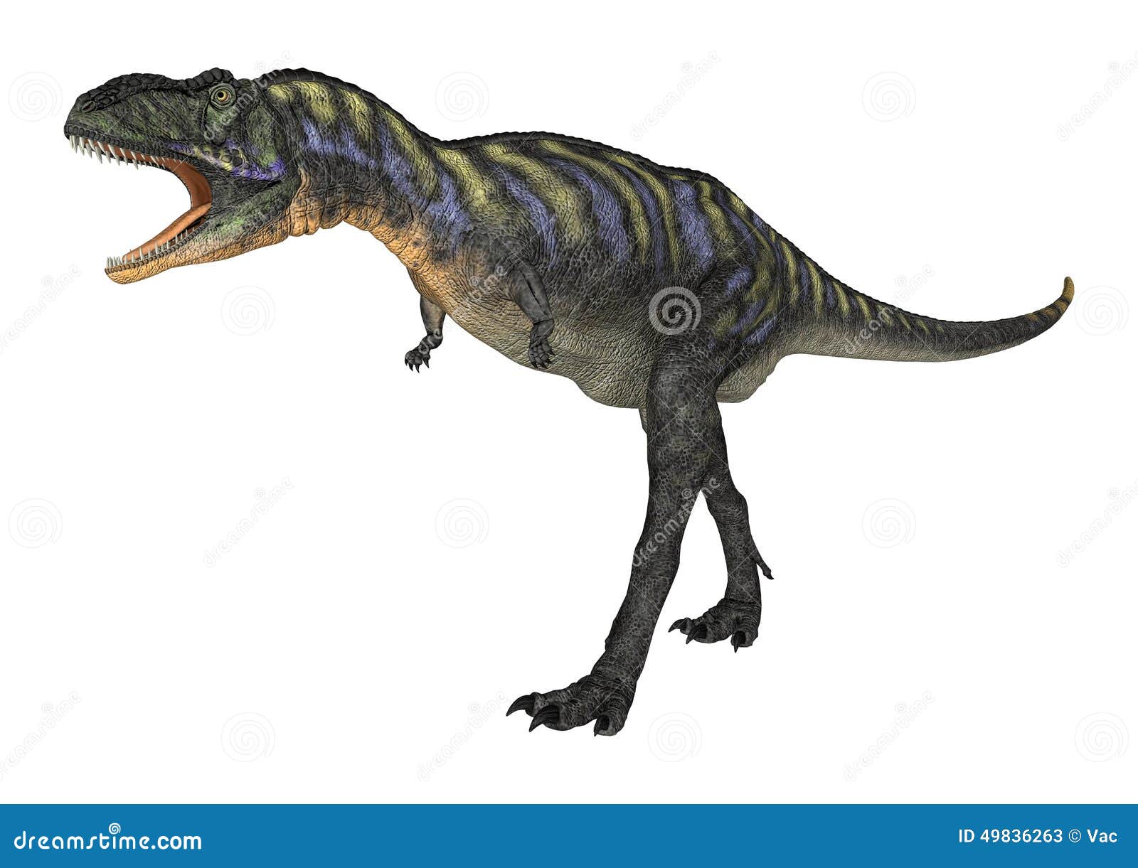 Dinosaur Aucasaurus stock illustration. Illustration of cretaceous ...