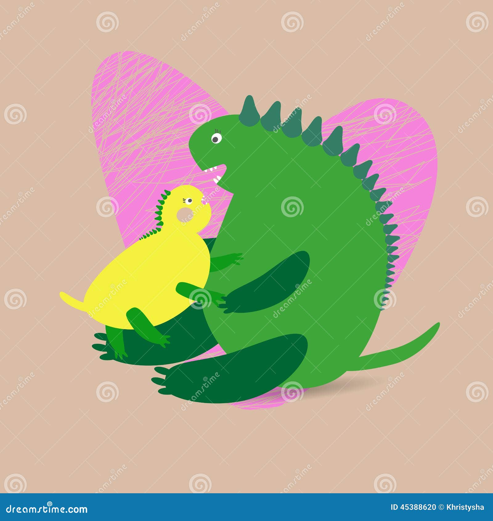 Dinosaur background stock vector. Illustration of design - 45388620