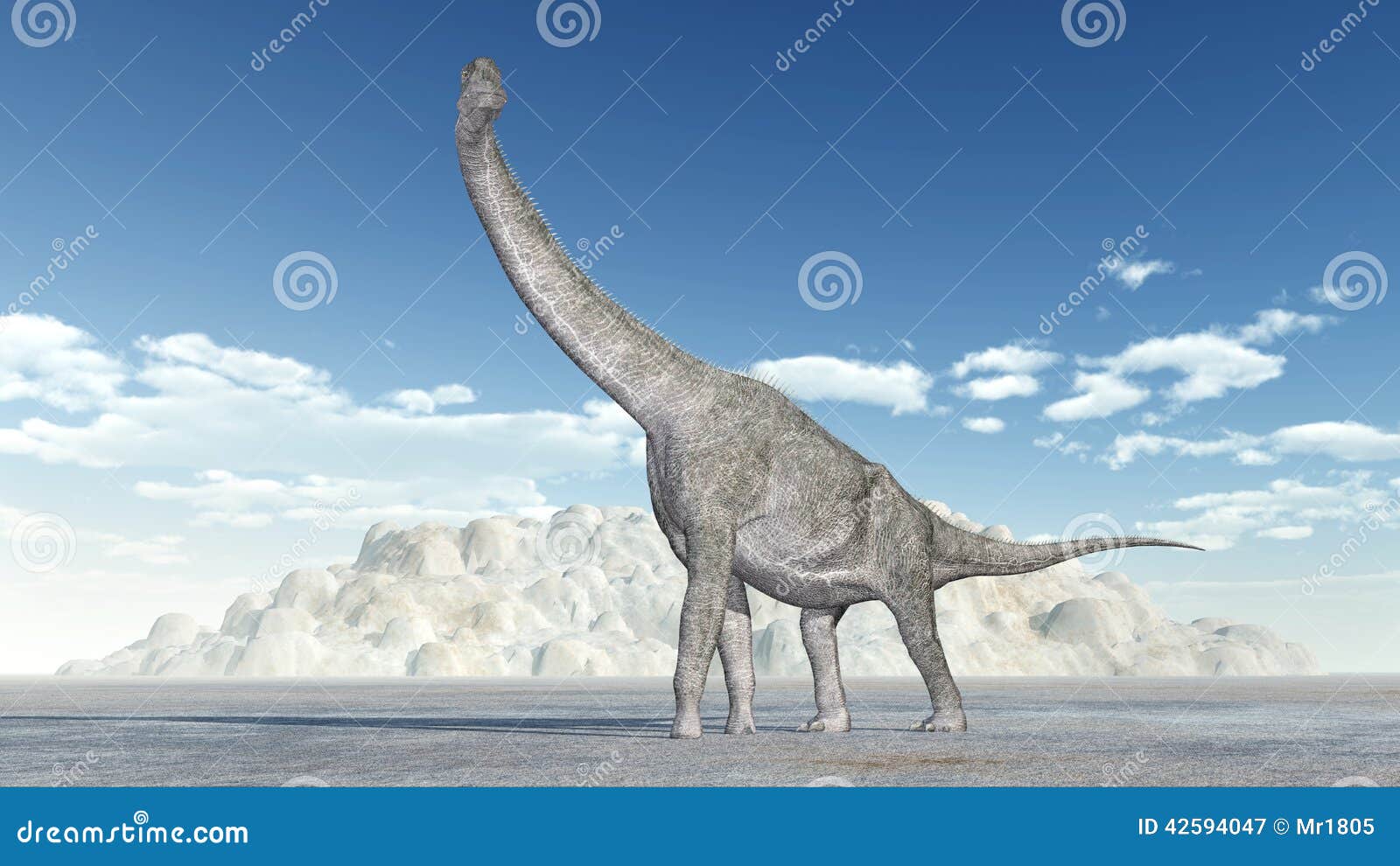 Dinosaur Brachiosaurus stock illustration. Illustration of nature ...