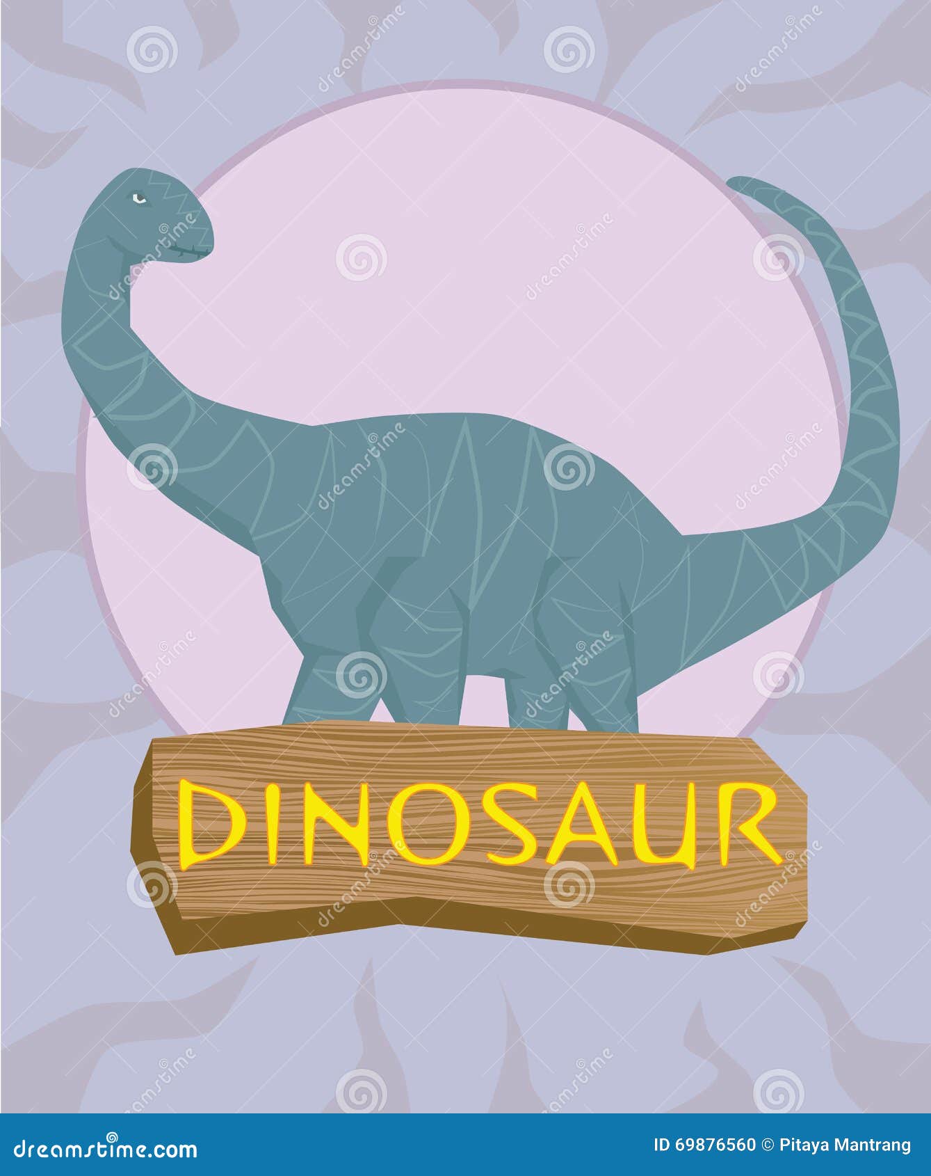 Dinosaur Brontosaurus And Human Size Comparison Royalty-Free ...