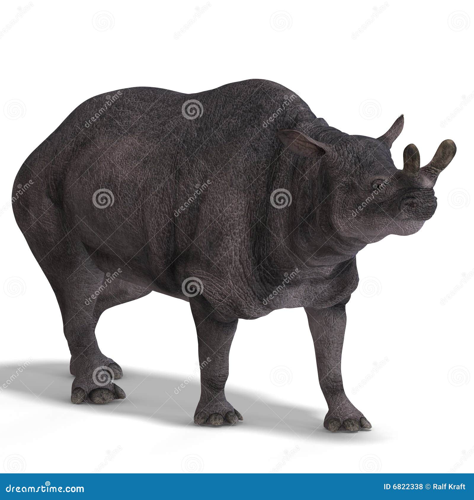 Brontotherium Dinosaur Ancient Vector Illustration Transparent ...