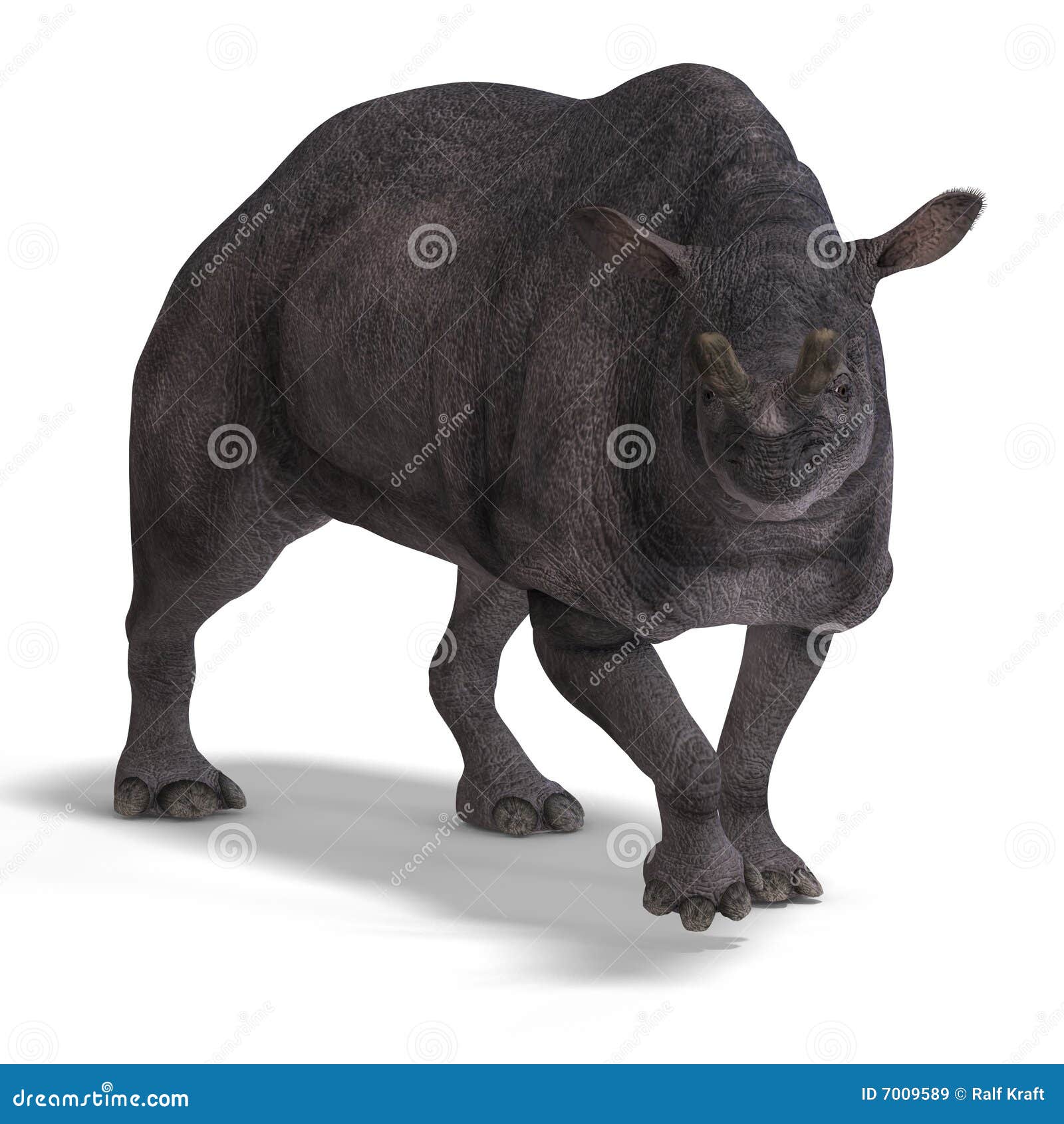 Brontotherium Dinosaur Ancient Vector Illustration Transparent ...