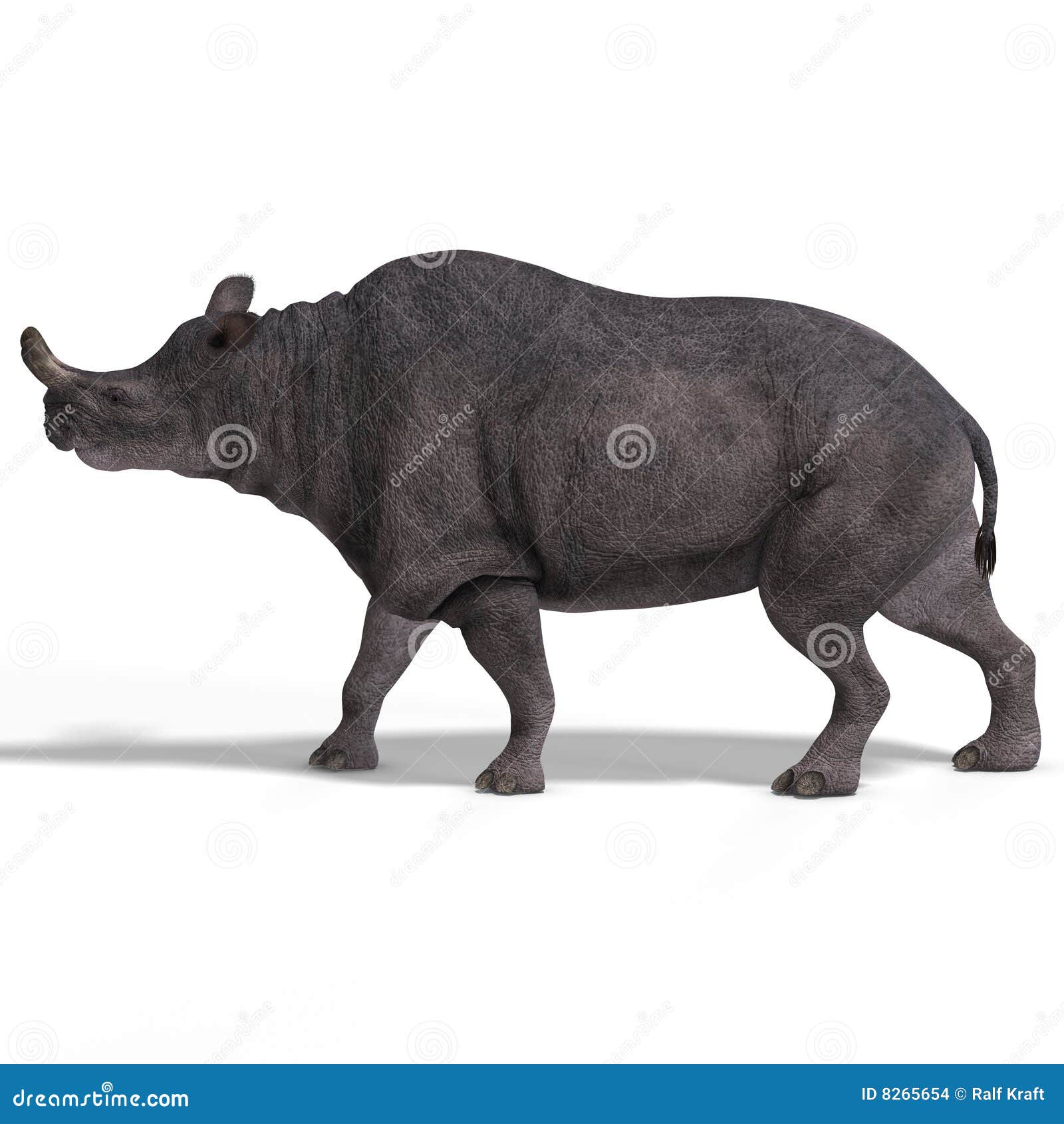 Brontotherium Dinosaur Ancient Vector Illustration Transparent ...