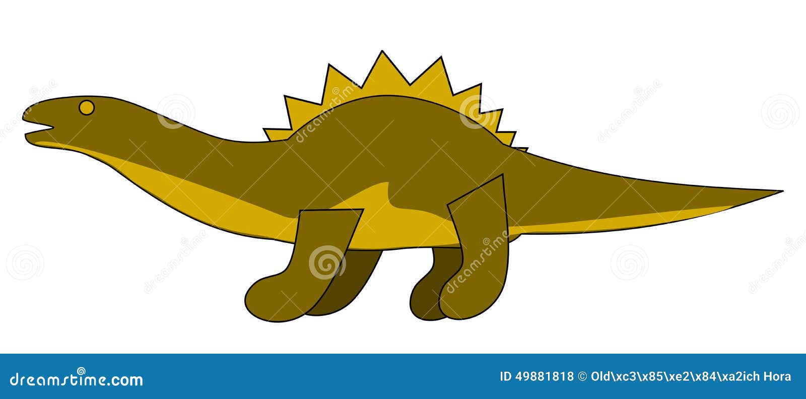 Dinosaur stock illustration. Illustration of dinosaur - 49881818