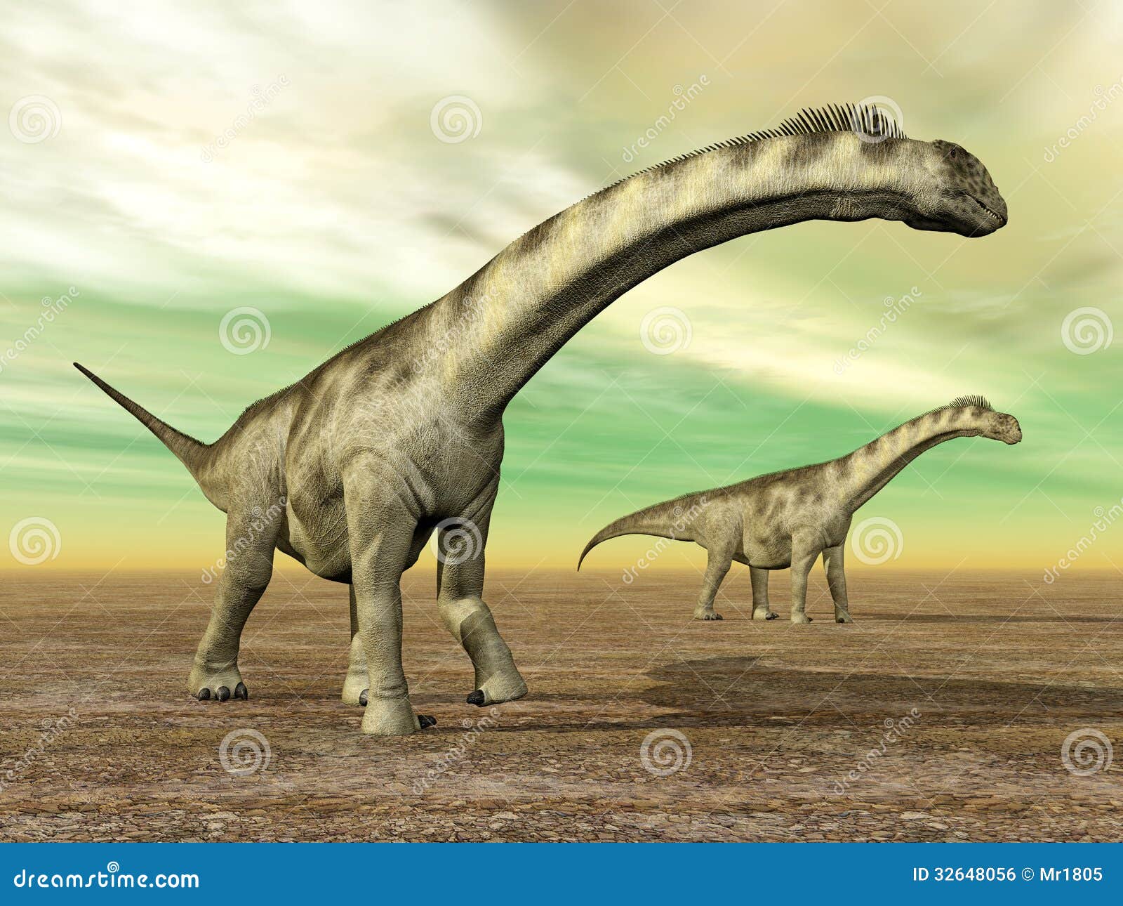 Dinosaur Camarasaurus stock illustration. Illustration of environment ...