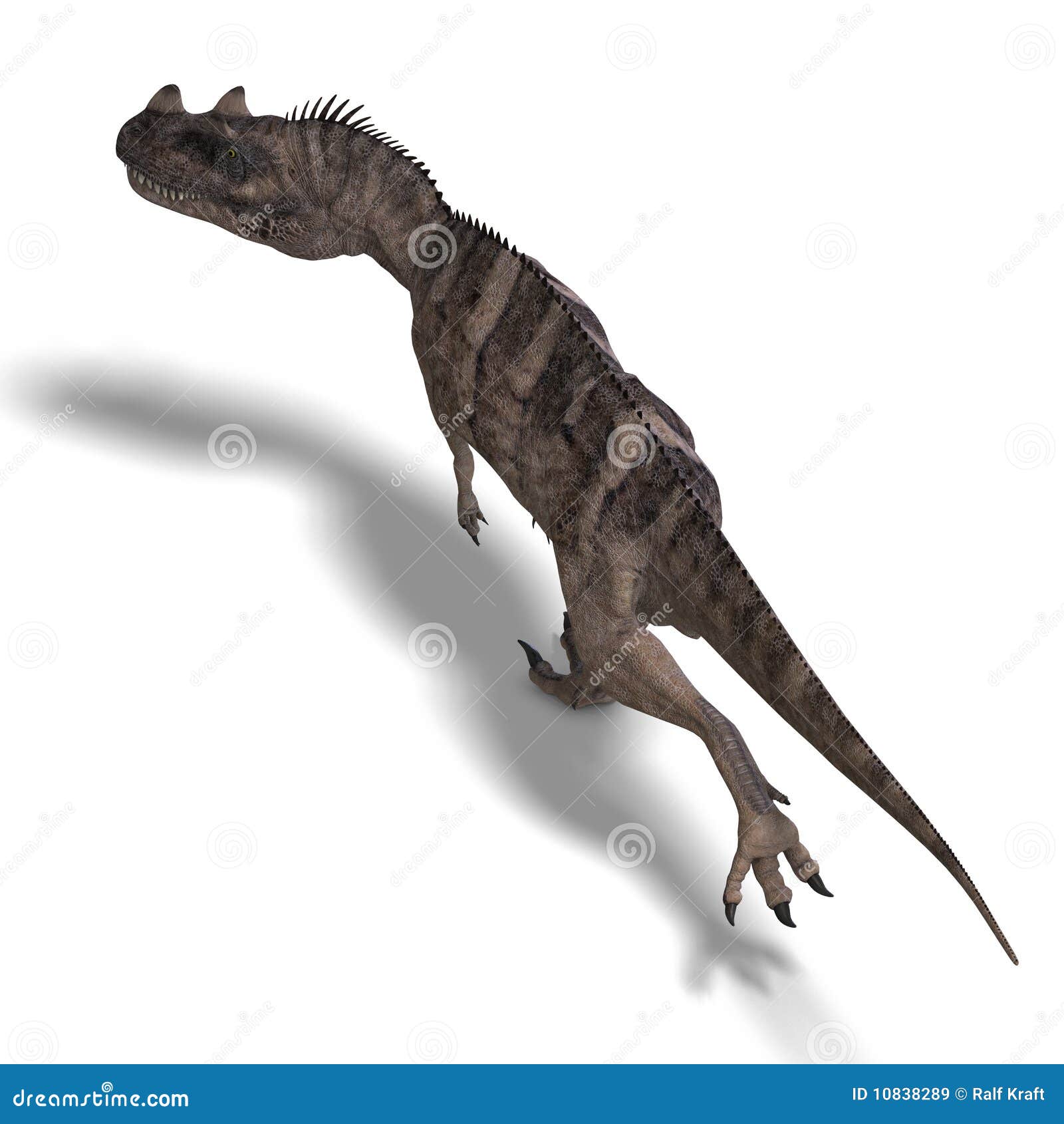 Dinosaur Ceratosaurus stock illustration. Illustration of forest - 10838289