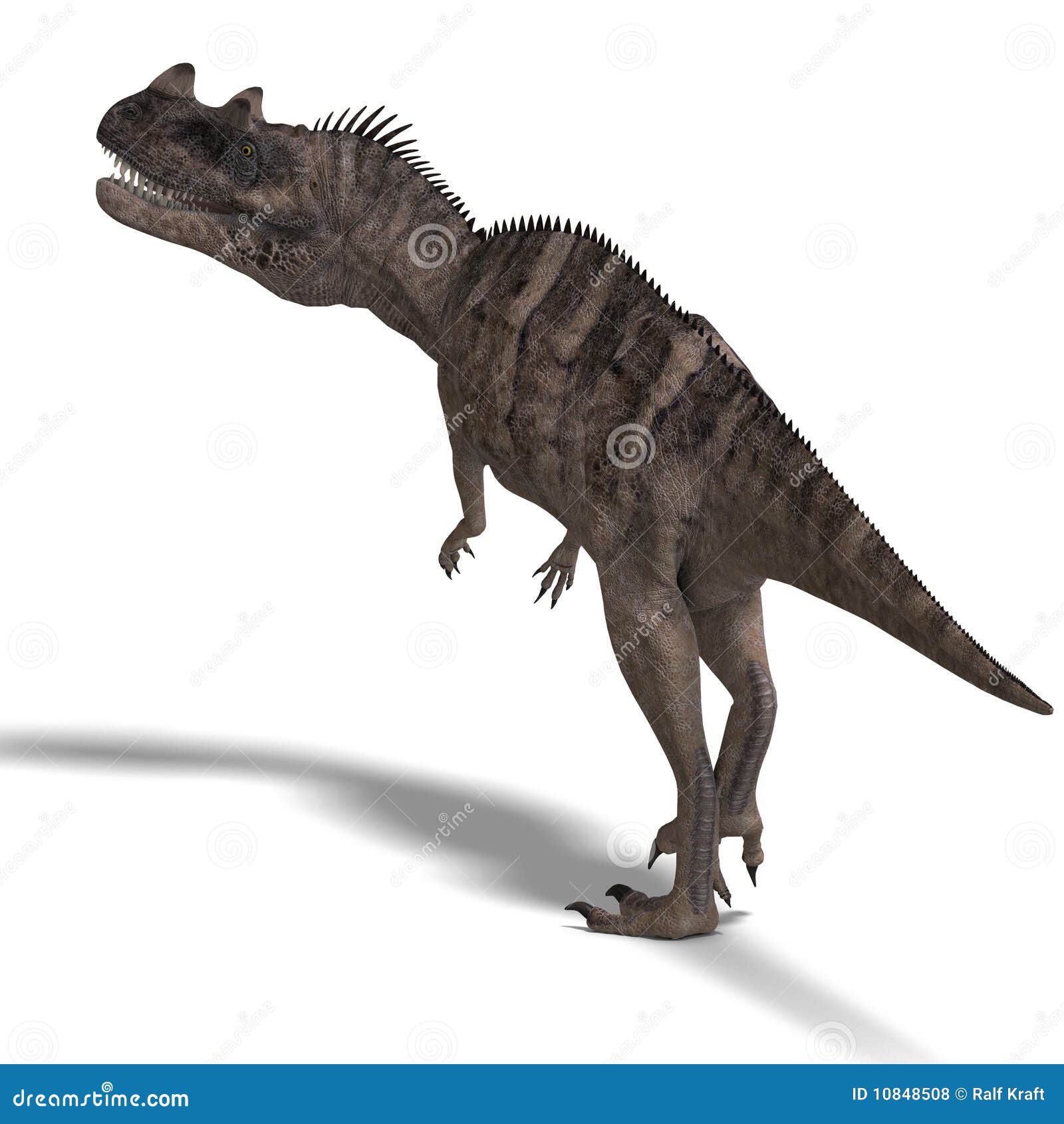 Dinosaur Ceratosaurus stock illustration. Illustration of ...