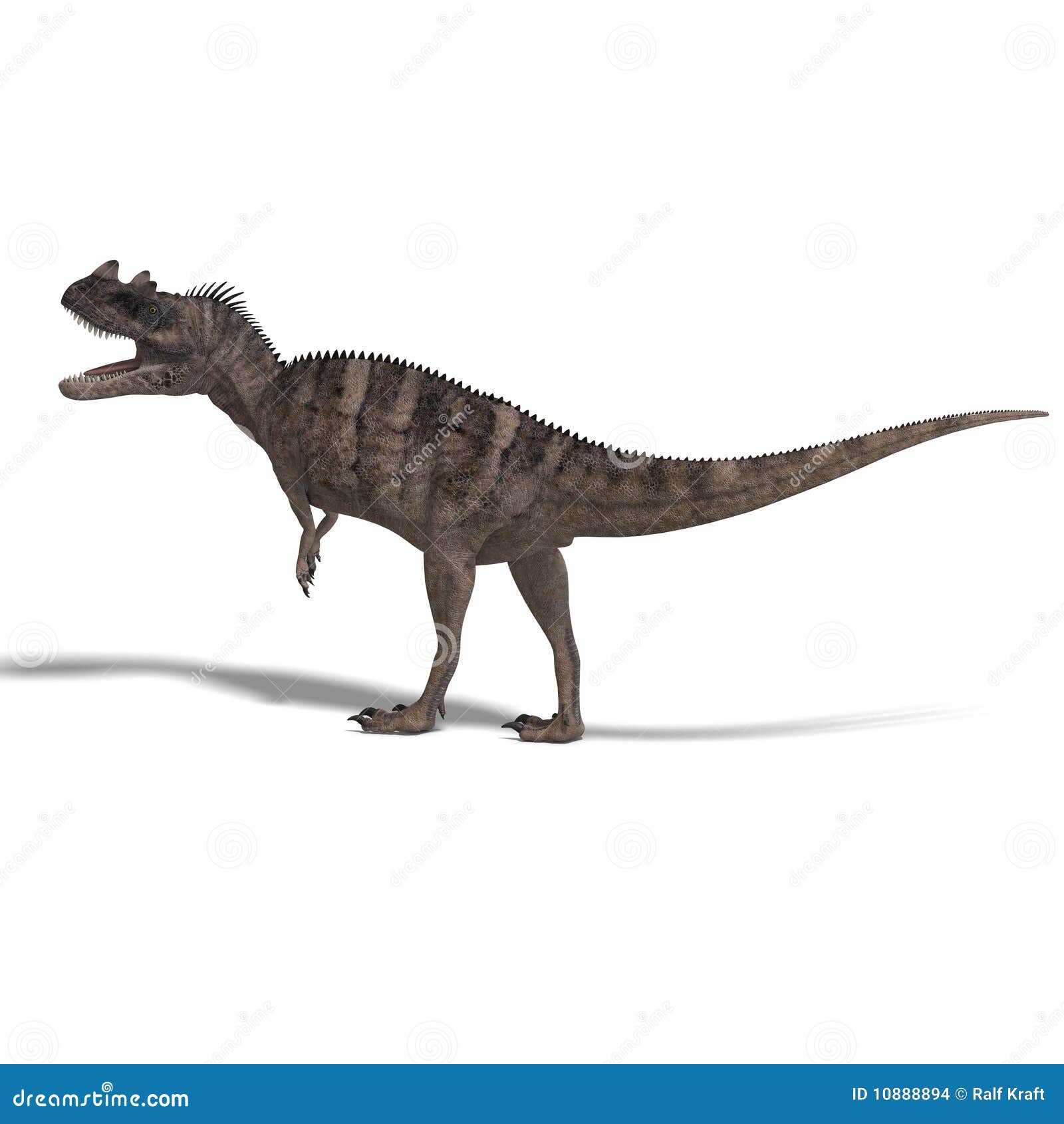 Dinosaur Ceratosaurus stock illustration. Illustration of dinosaur ...