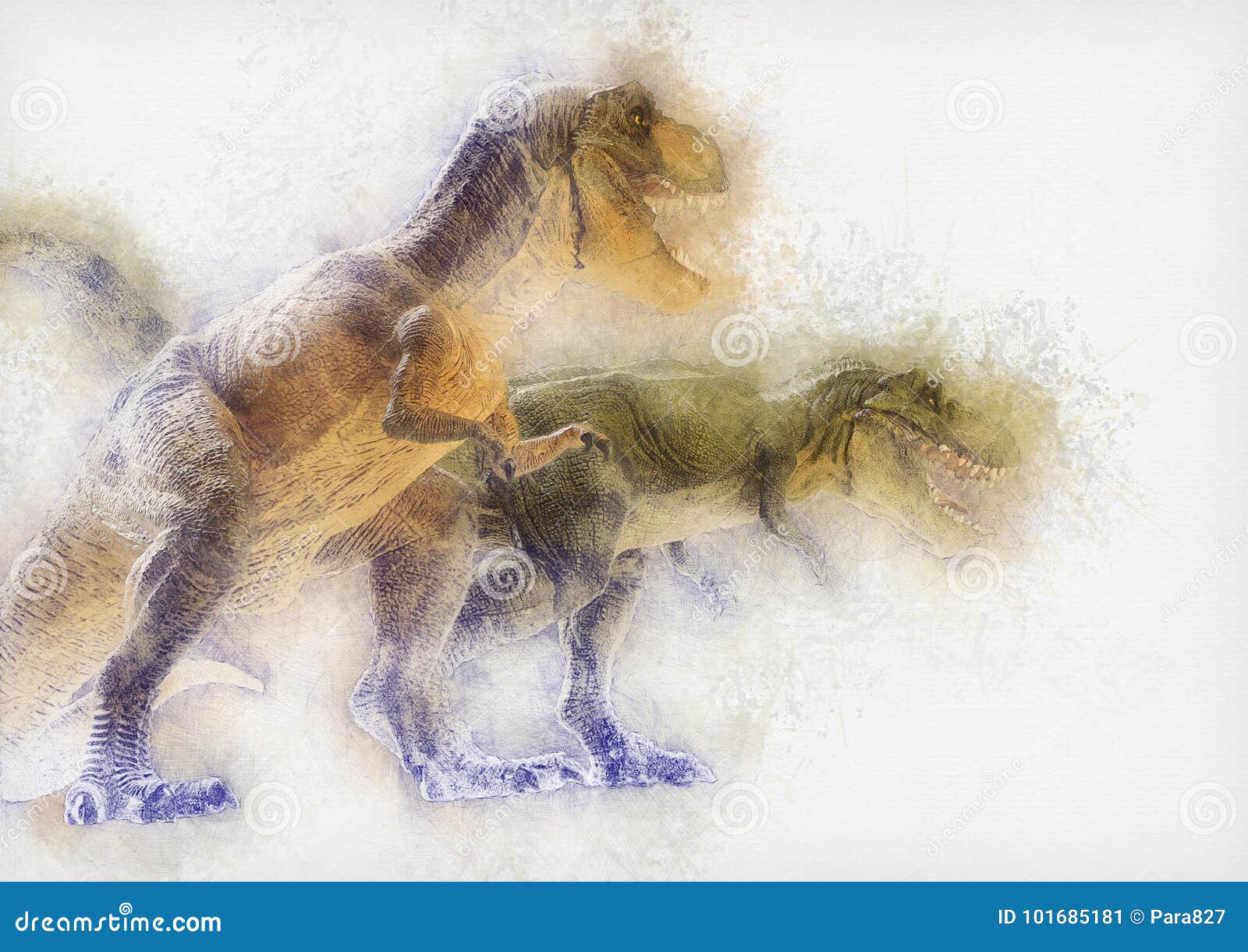 Dinosaur stock illustration. Illustration of dinos, carnivorous - 101685181
