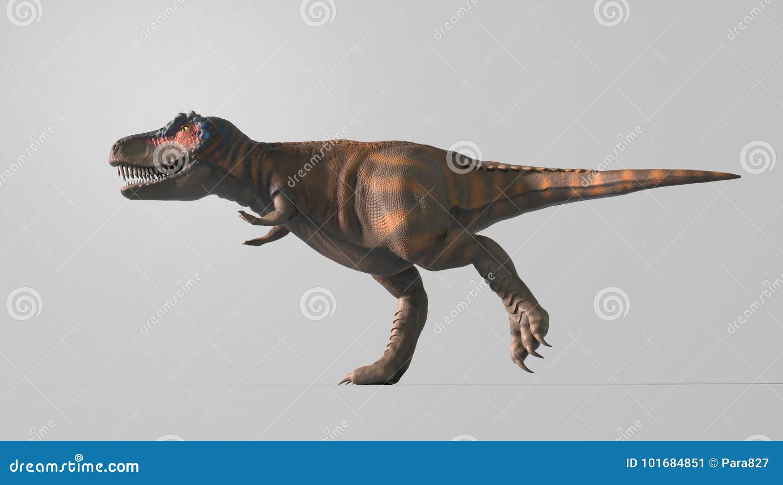 Dinosaur 3D Rendering stock illustration. Illustration of isolate ...