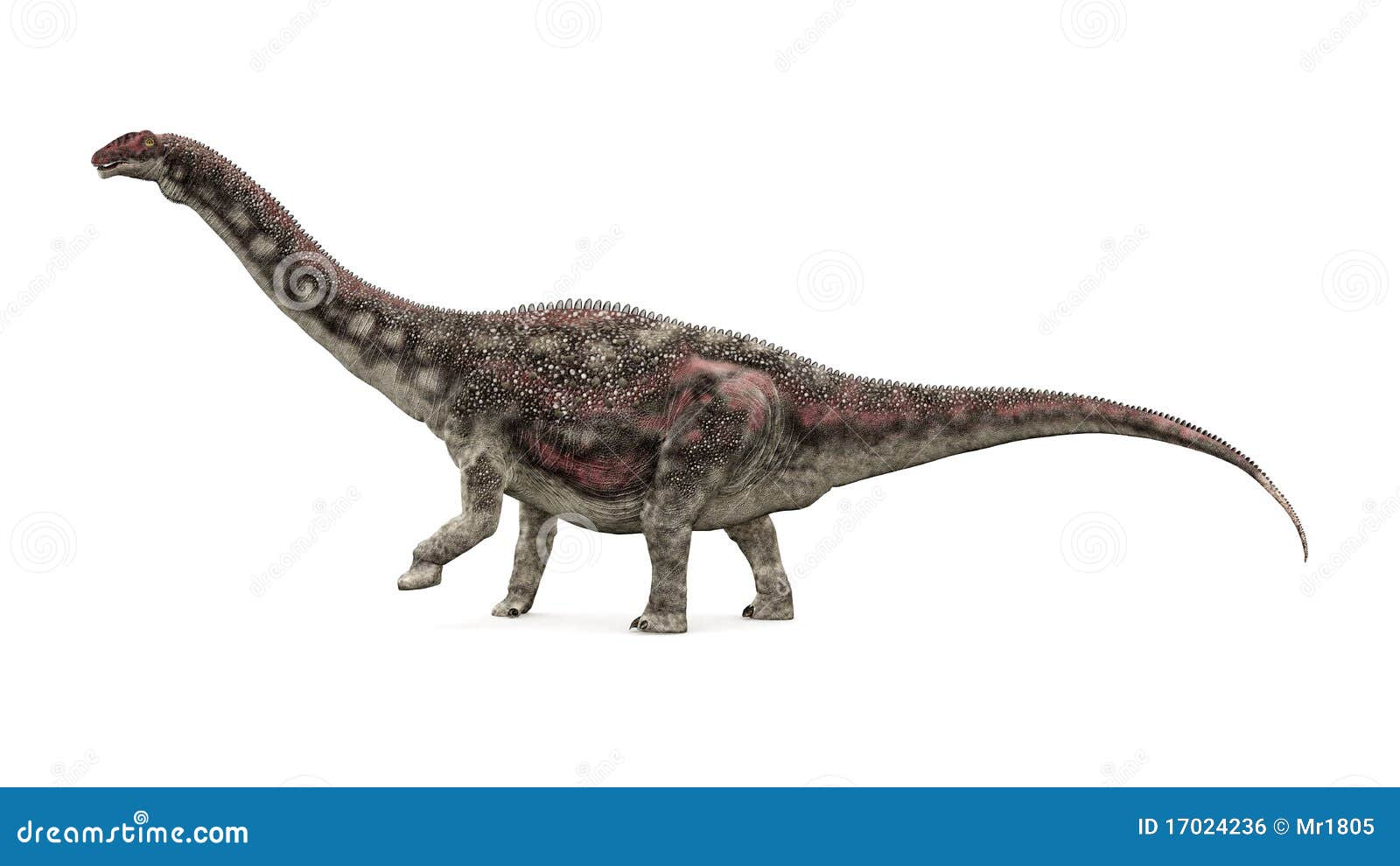 Diamantinasaurus Dinosaur Side Profile Royalty-Free Stock Photo ...