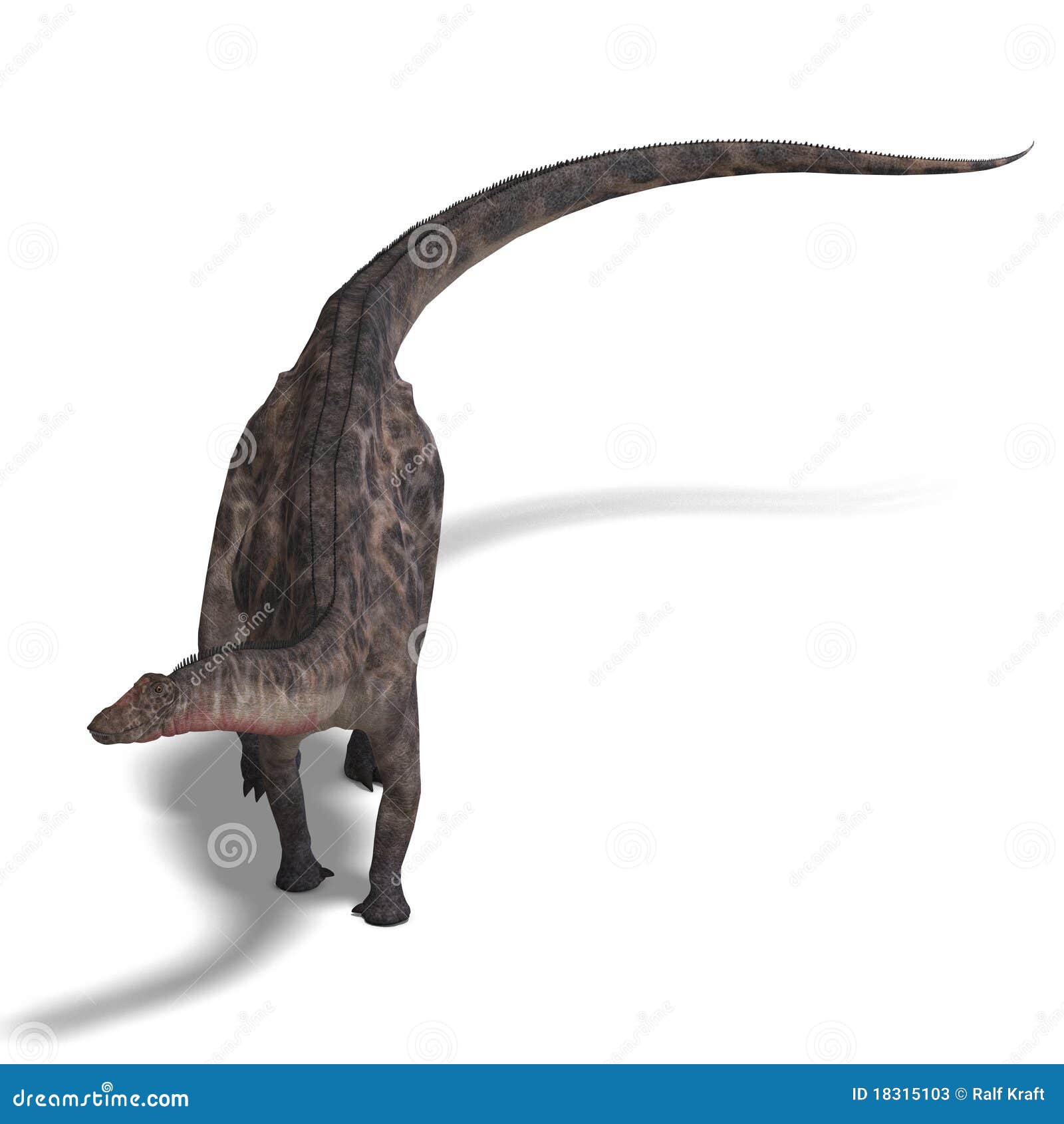 Dinosaur Dicraeosaurus stock illustration. Illustration of monstrous ...