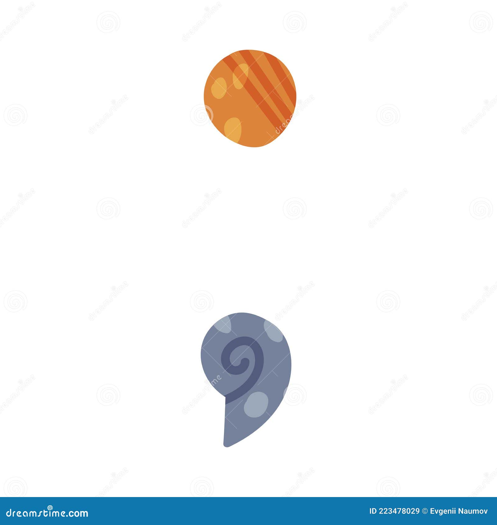 Dinosaur Dot and Comma As Punctuation Marks Vector Illustration Stock ...