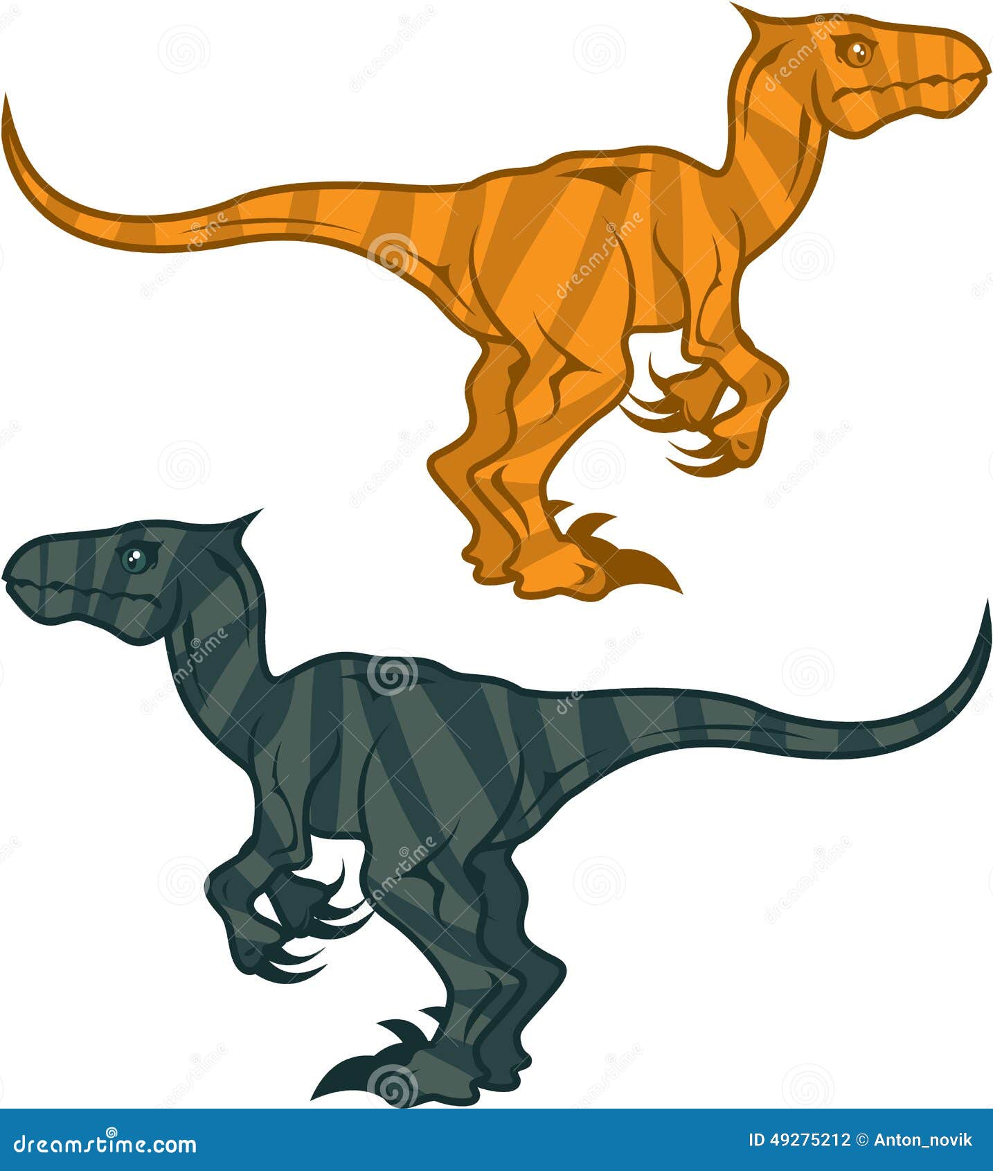 Evil Dinosaur Stock Image | CartoonDealer.com #3560611