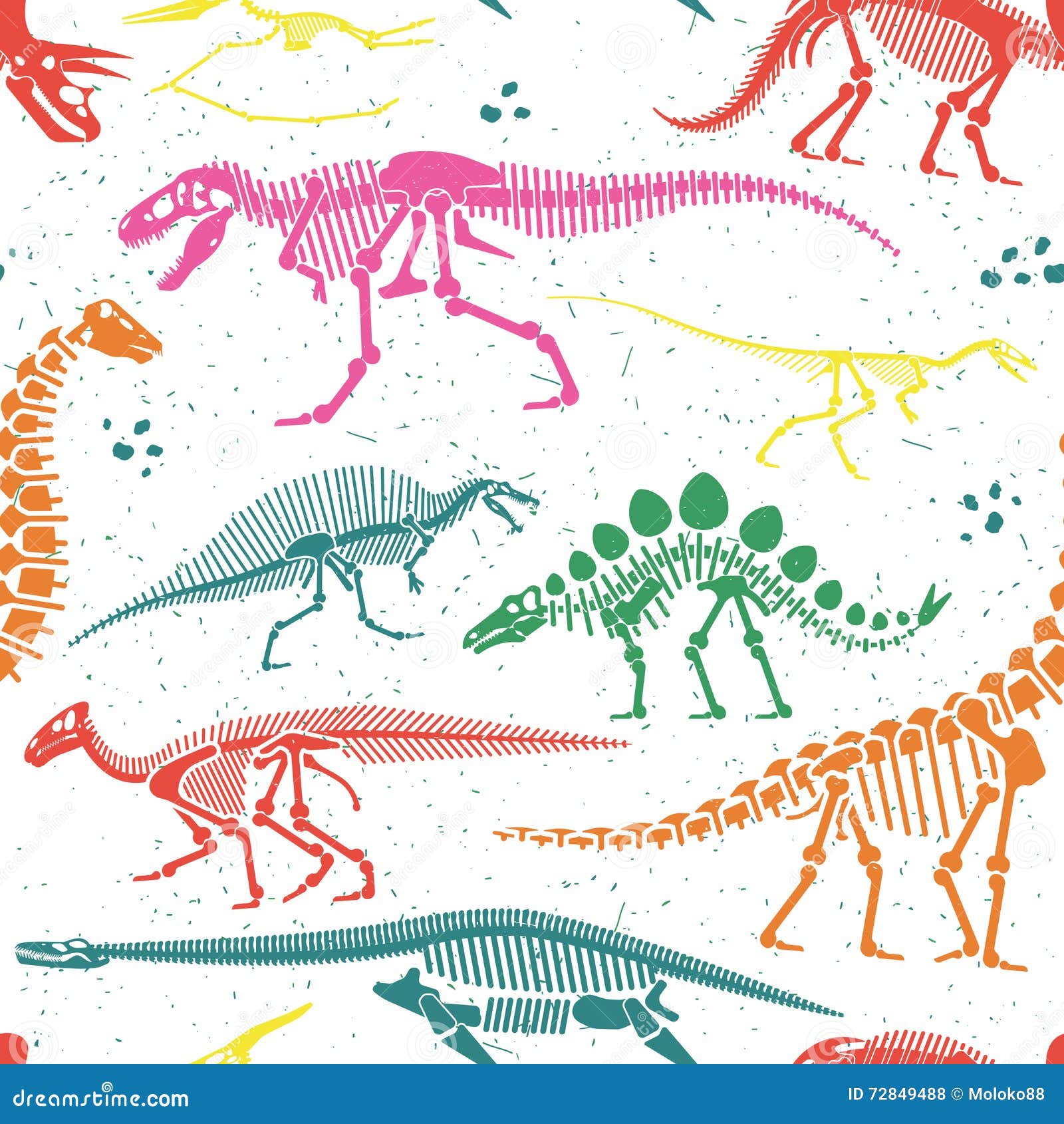 Dinosaur Bones Background