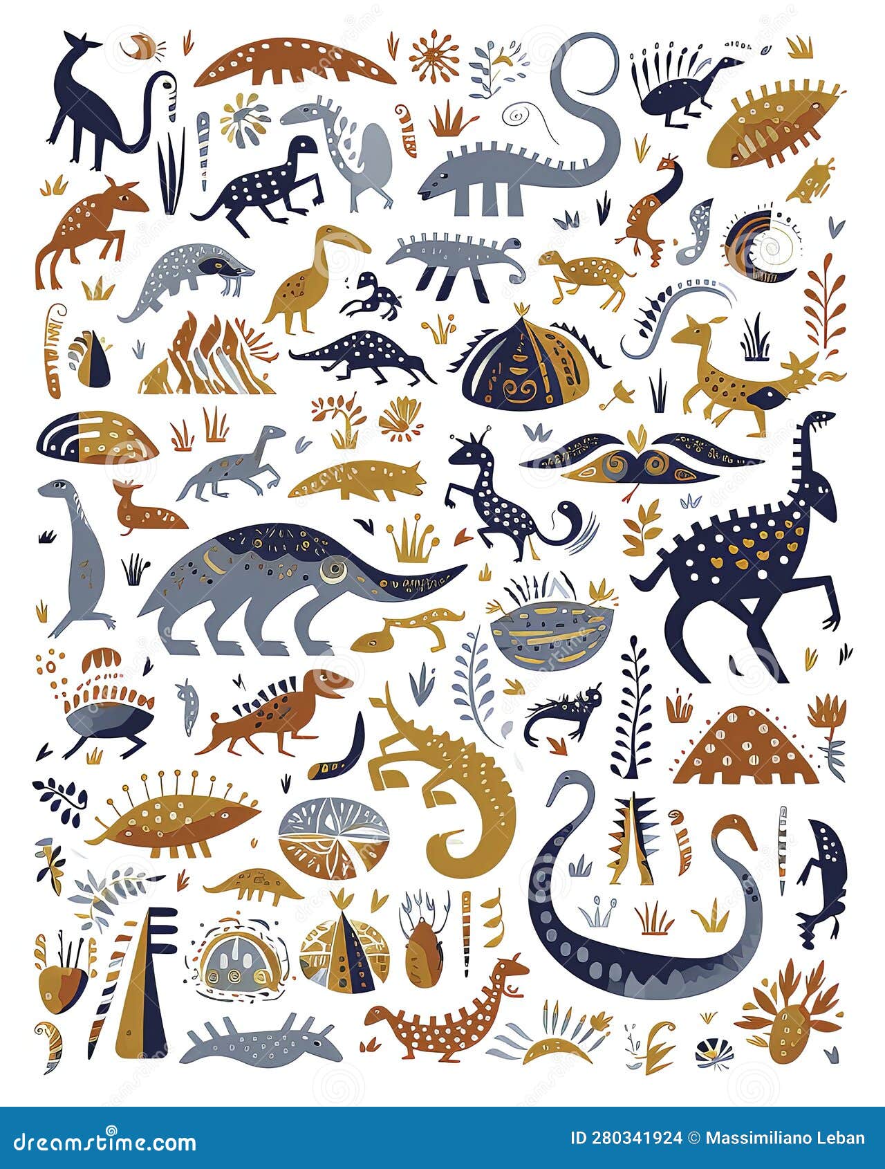 Dinosaur Graffiti Illustration Stock Illustration - Illustration of ...