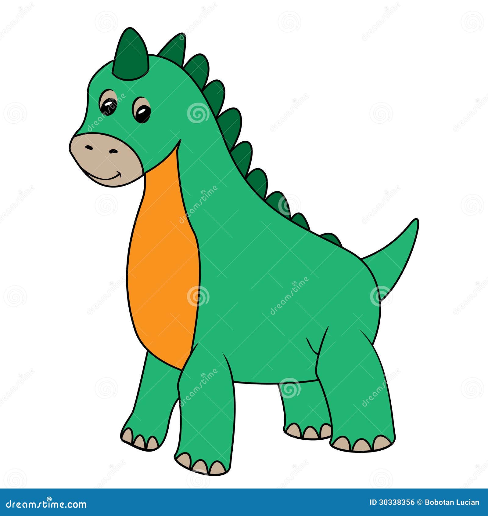 Animated Dinosaur Character Sprites Vector Illustration | CartoonDealer ...