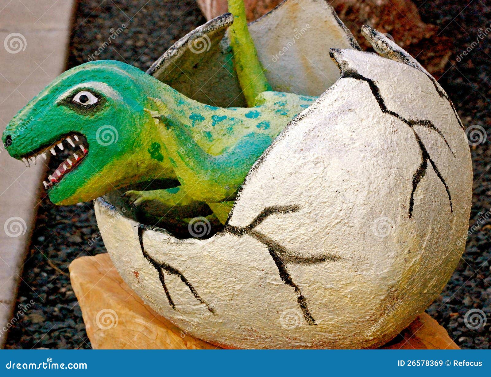 Dinosaur hatching stock image. Image of outdoors, arizona - 26578369