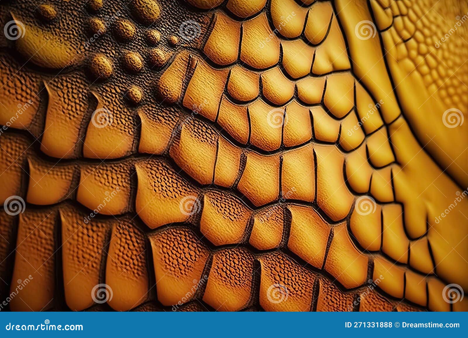 Dinosaur Lizard Skin Texture Pattern Background, Generative AI Stock ...