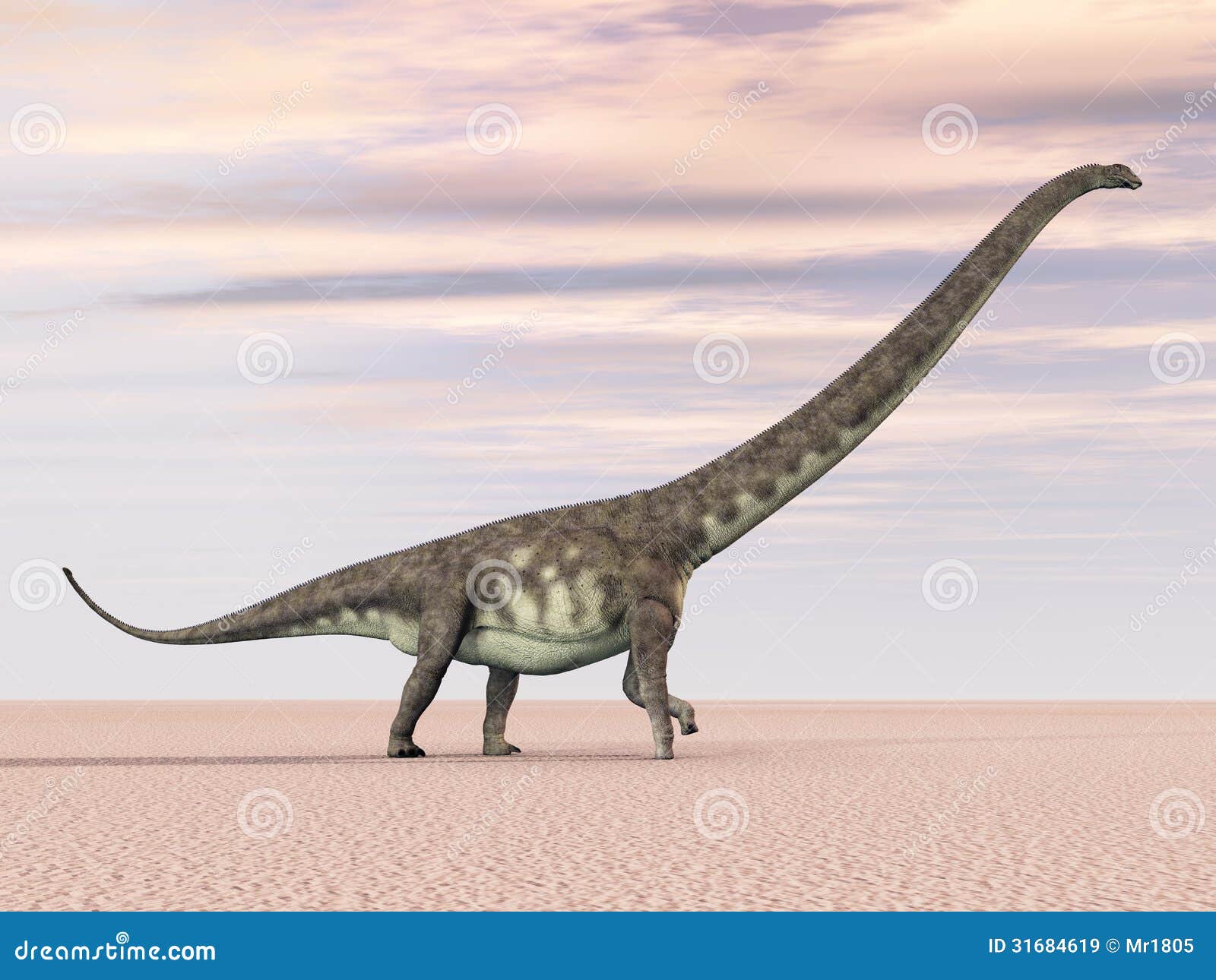 Dinosaur Mamenchisaurus Royalty Free Stock Images - Image: 31684619