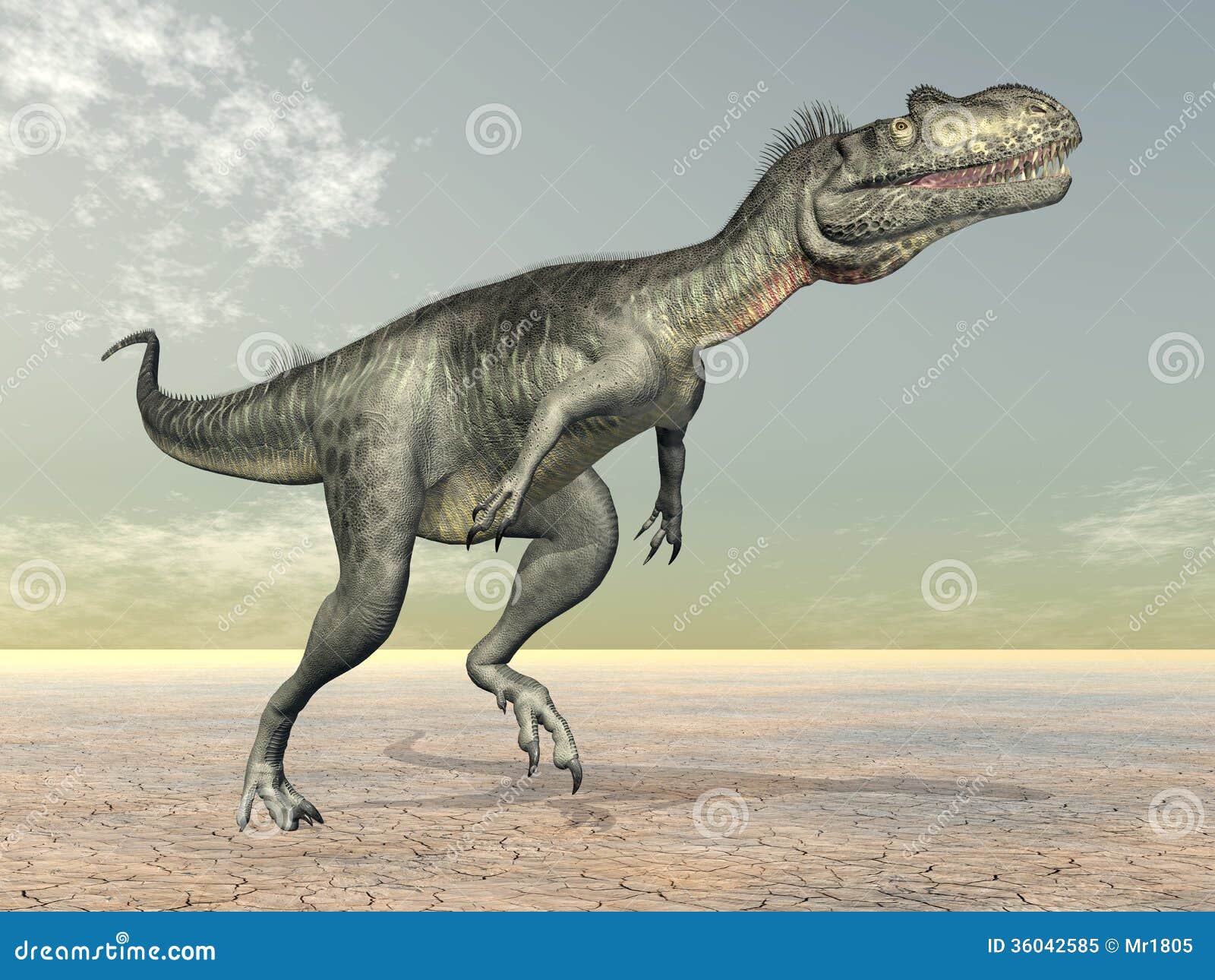 Dinosaur Megalosaurus stock illustration. Illustration of giant - 36042585