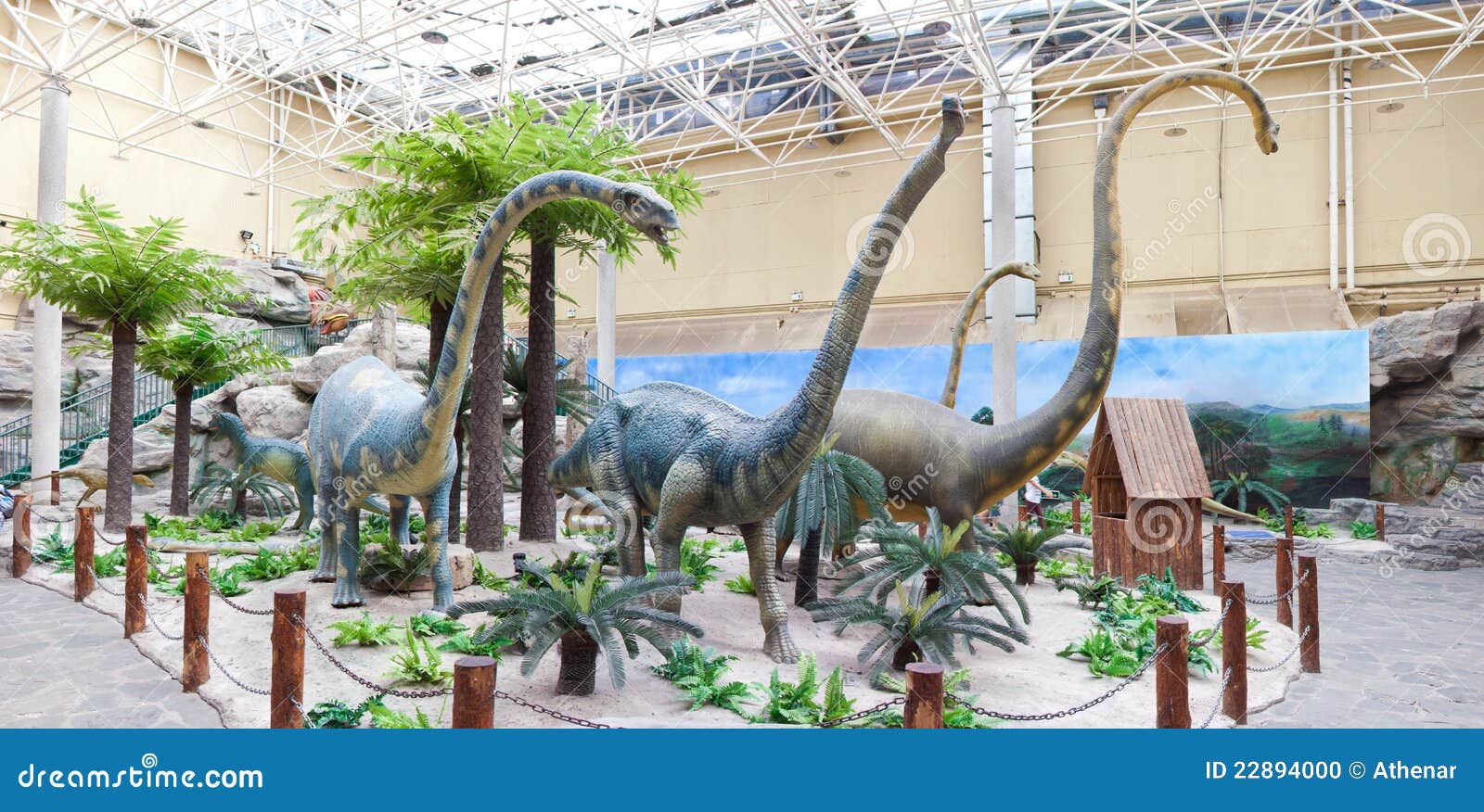 Dinosaur Model in Museum of Natural History Editorial Image - Image of ...