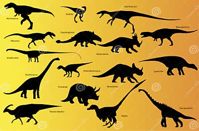 Dinosaur with name. stock vector. Illustration of monster - 11082681